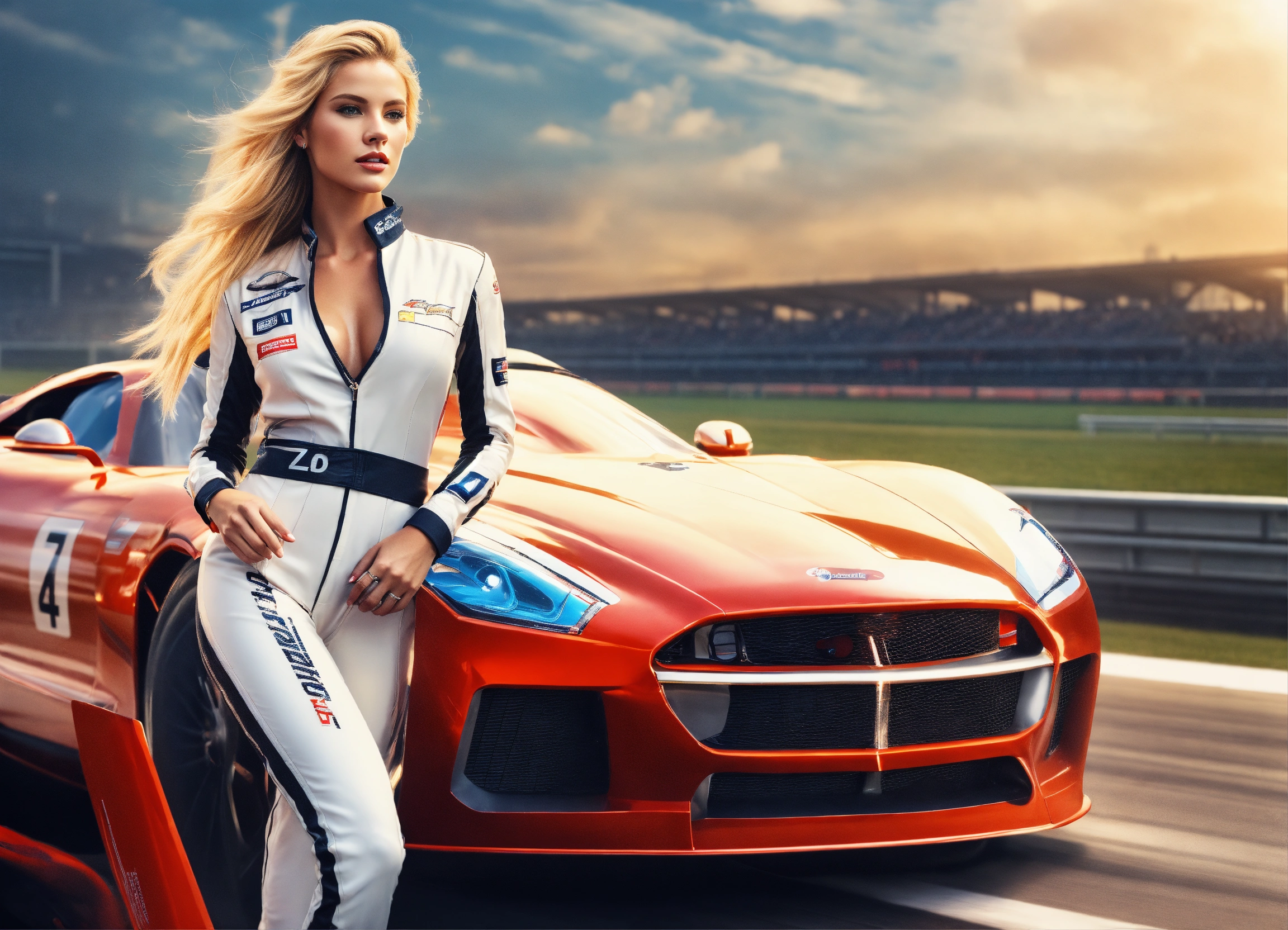 Lexica - Digital art and photorealistic picture of an Elegant blond ...