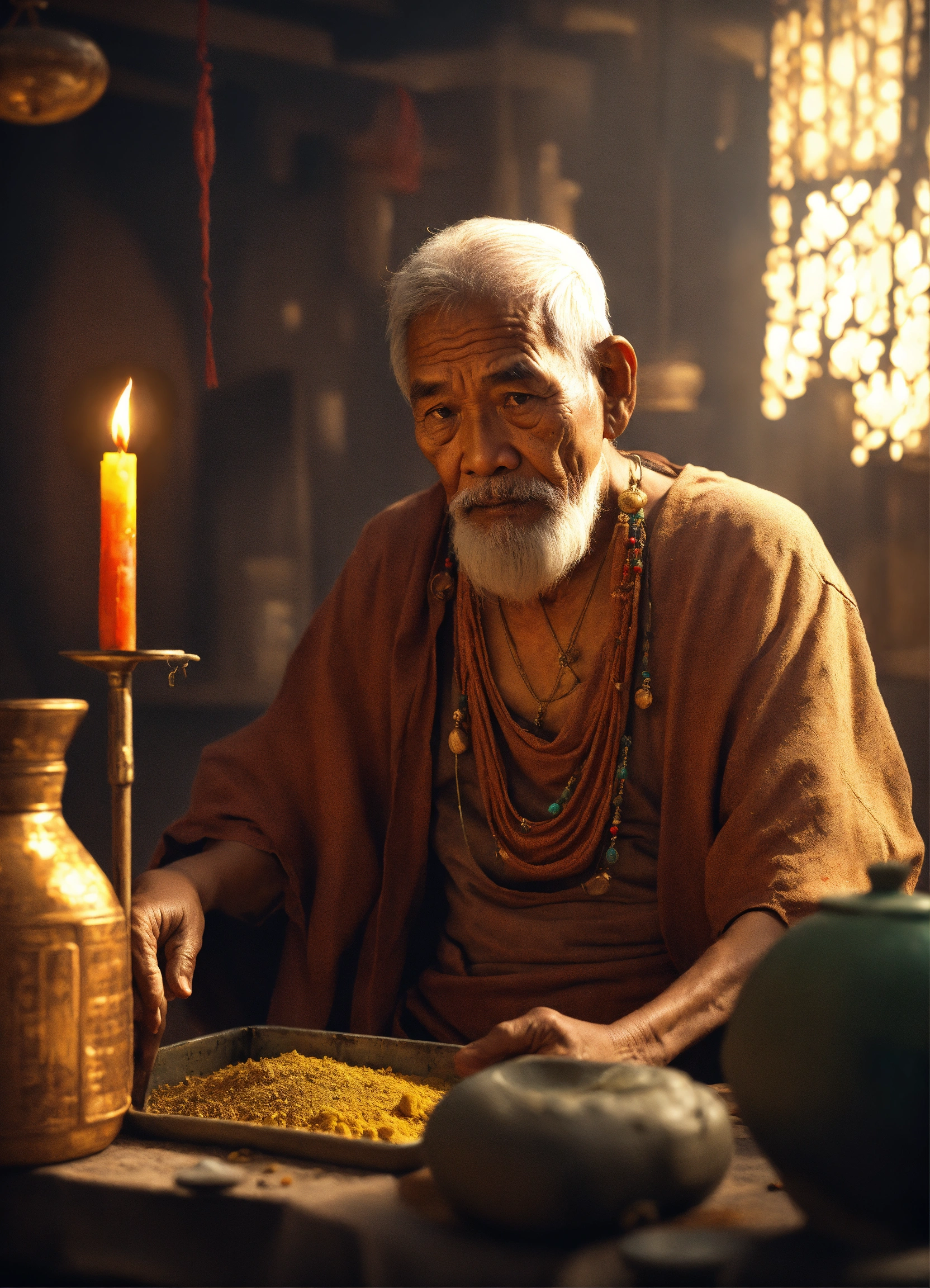 Lexica - Pilipino Albularyo dirty old man making ritual, traditional ...