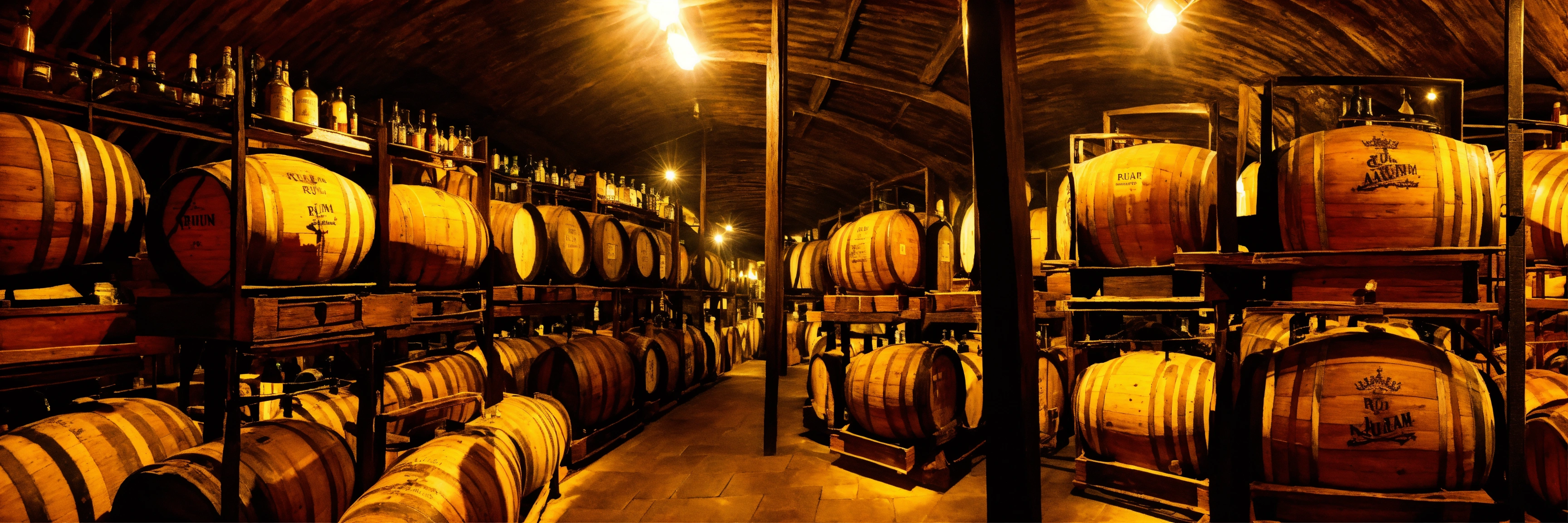 Lexica - Rum cellar bottles