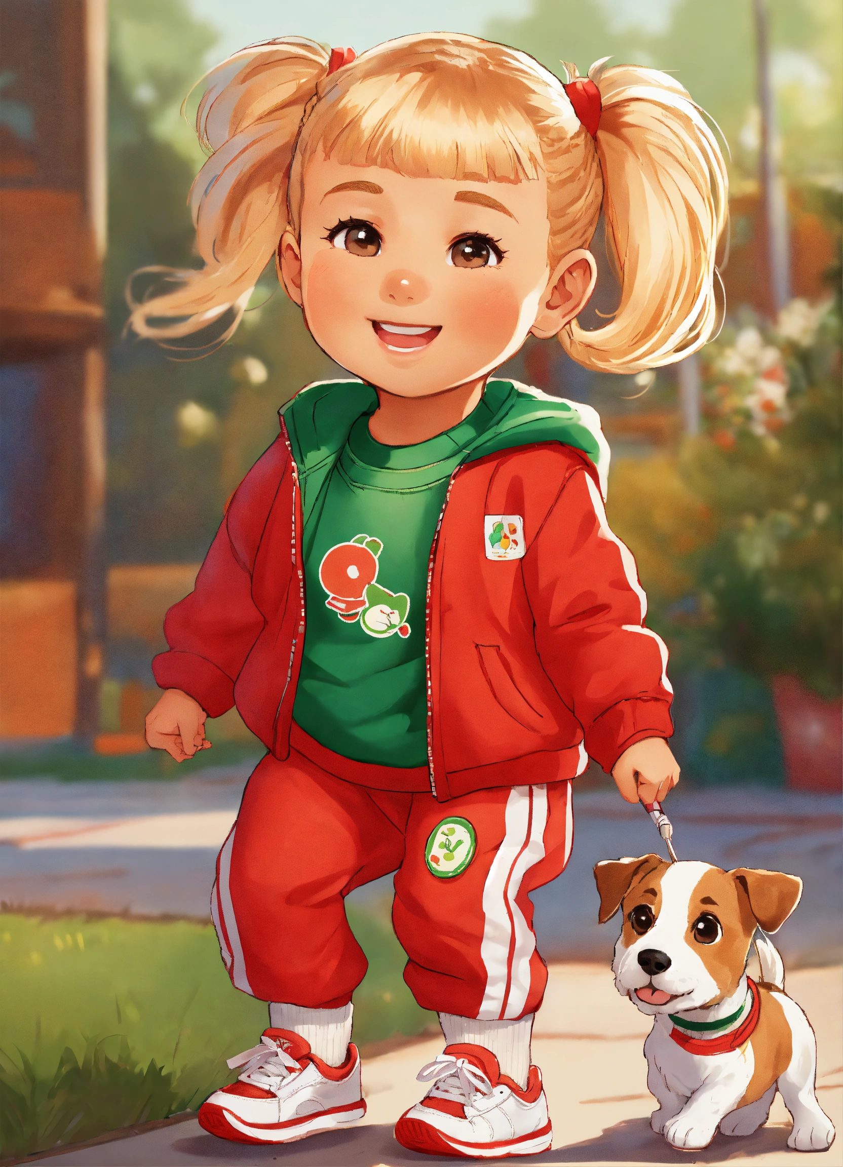 Lexica - An 2 years old girl short blond Hair, smiling toddler girl ...