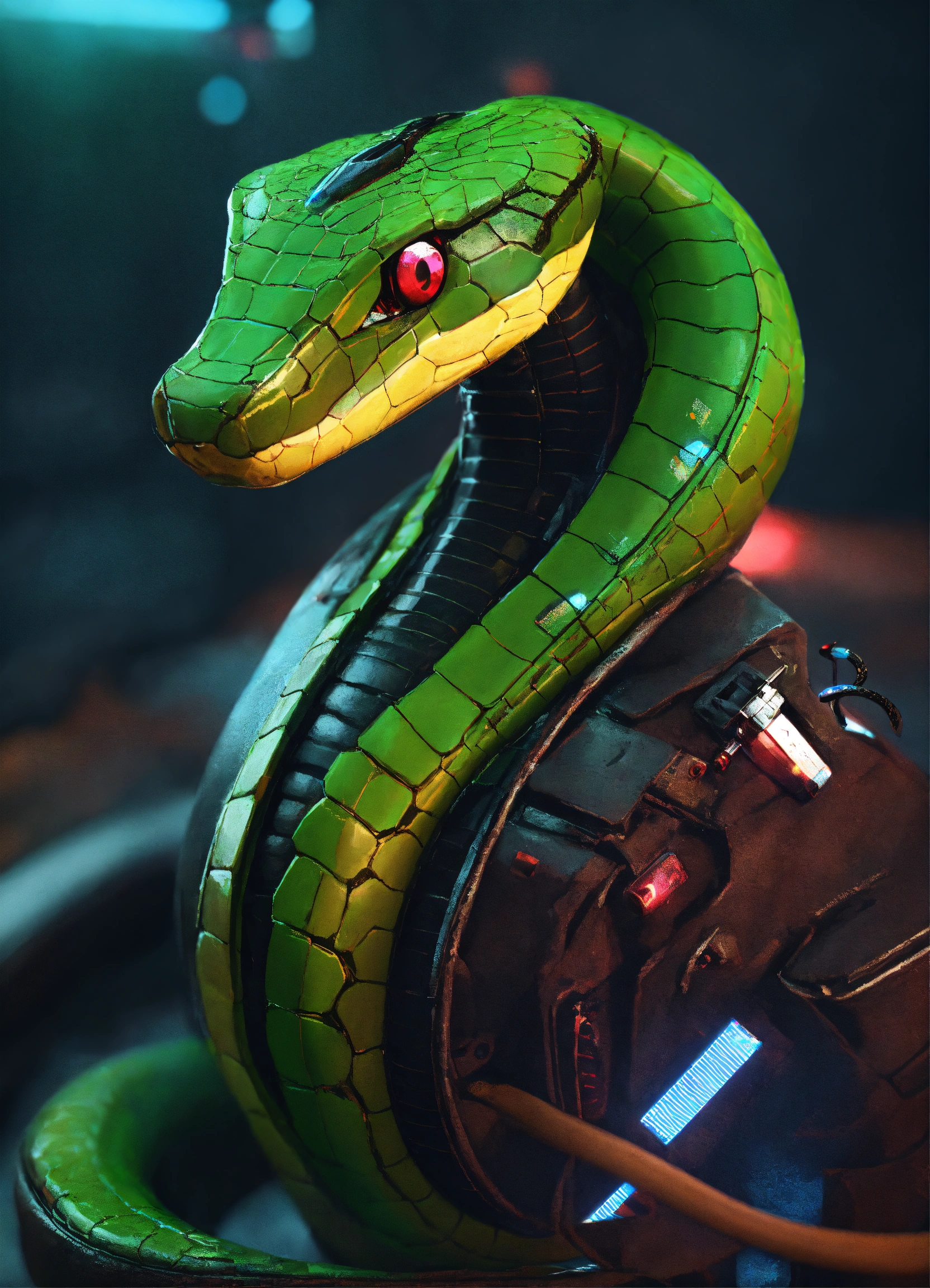 Lexica - Cyberpunk snake