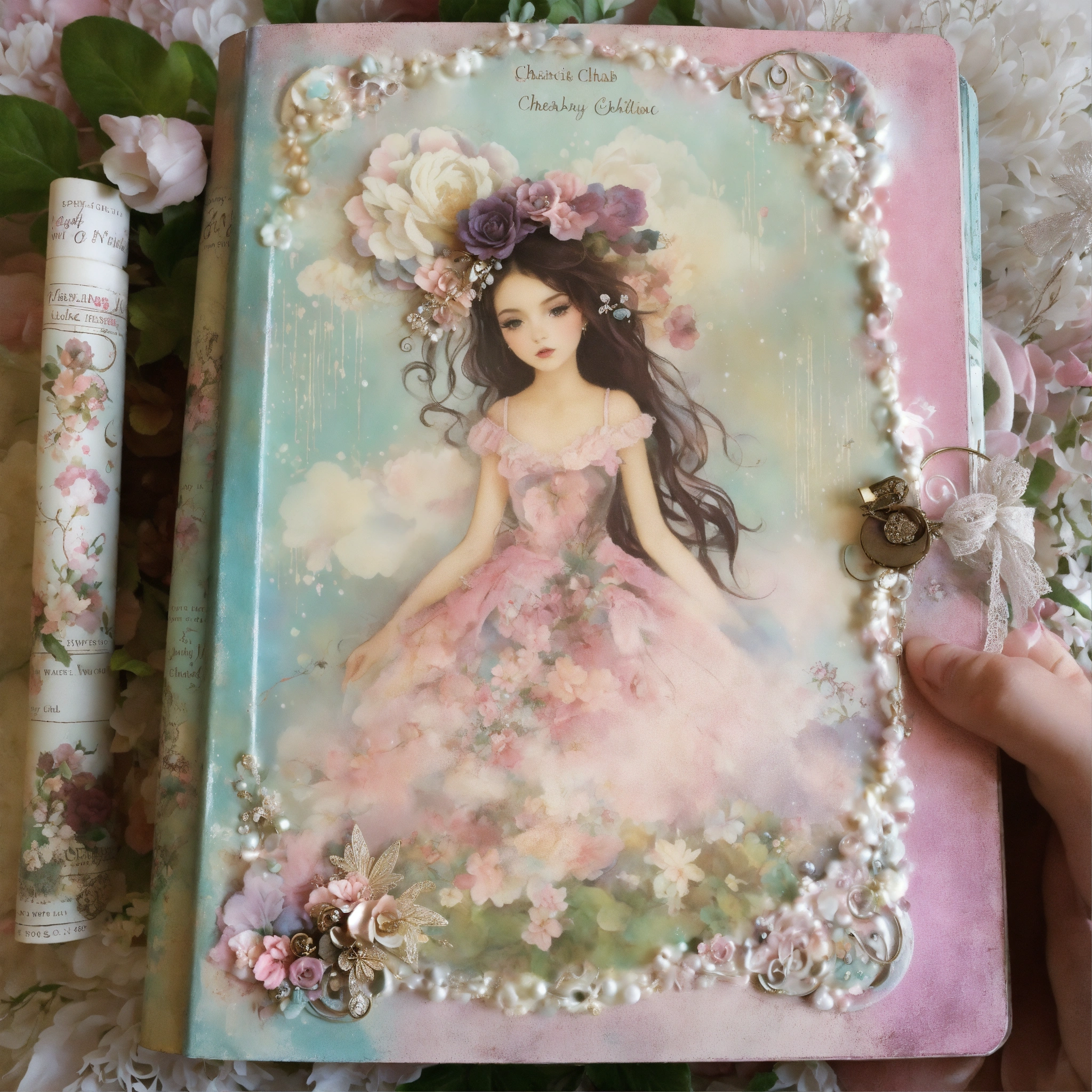 Lexica - Shabby chic dreamy mist pastel junk journals Shabby chic full ...