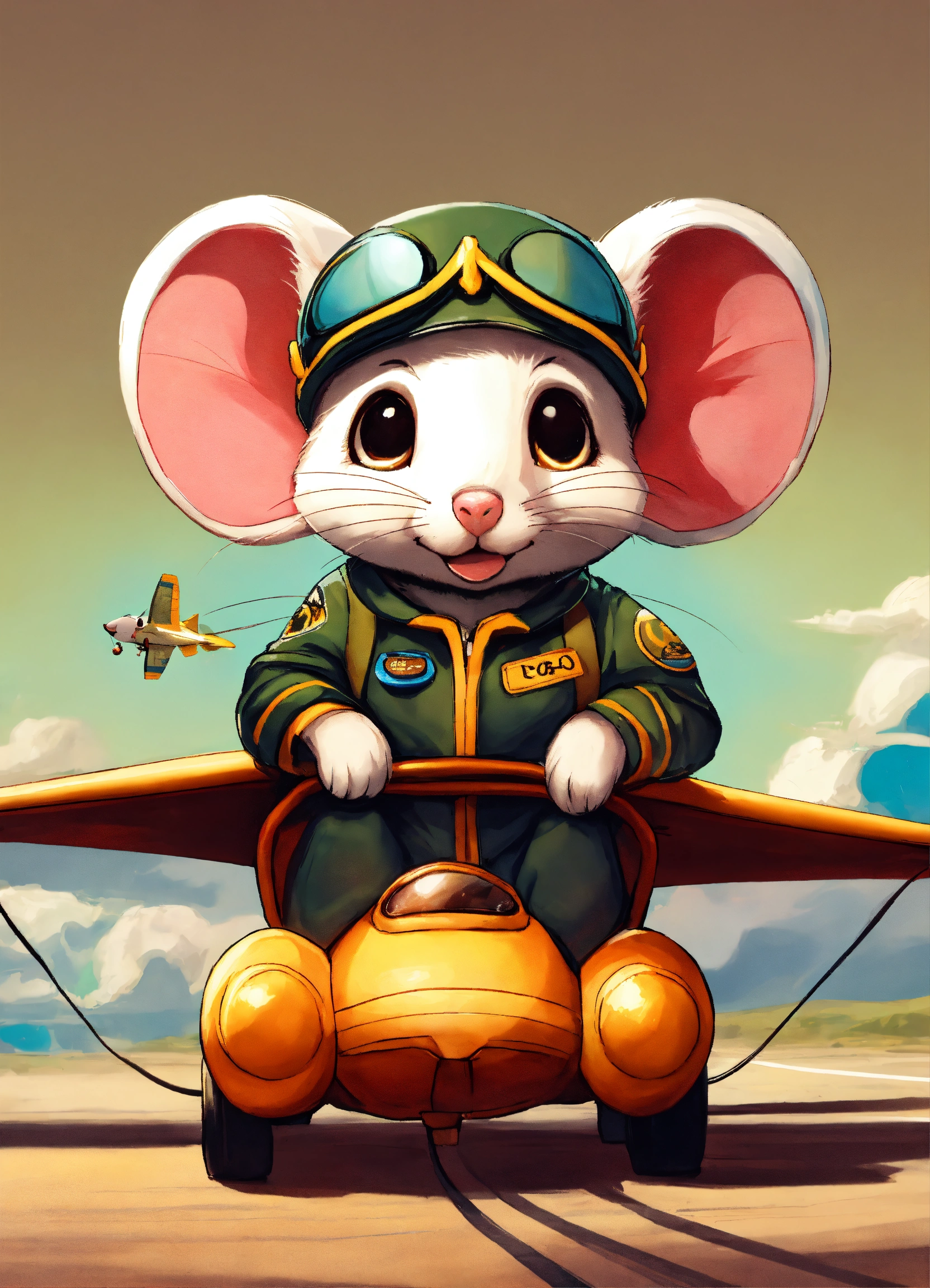 Lexica - A cute mouse pilot