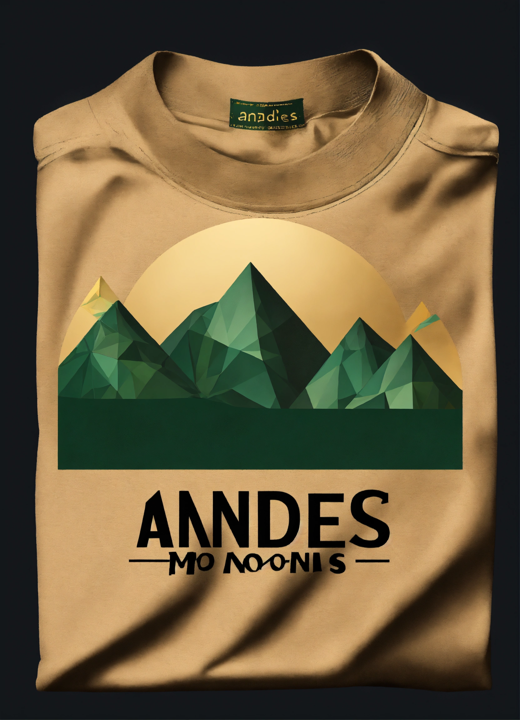 Lexica - I created t-shirts with the logo of a brand called "Andes Mons ...