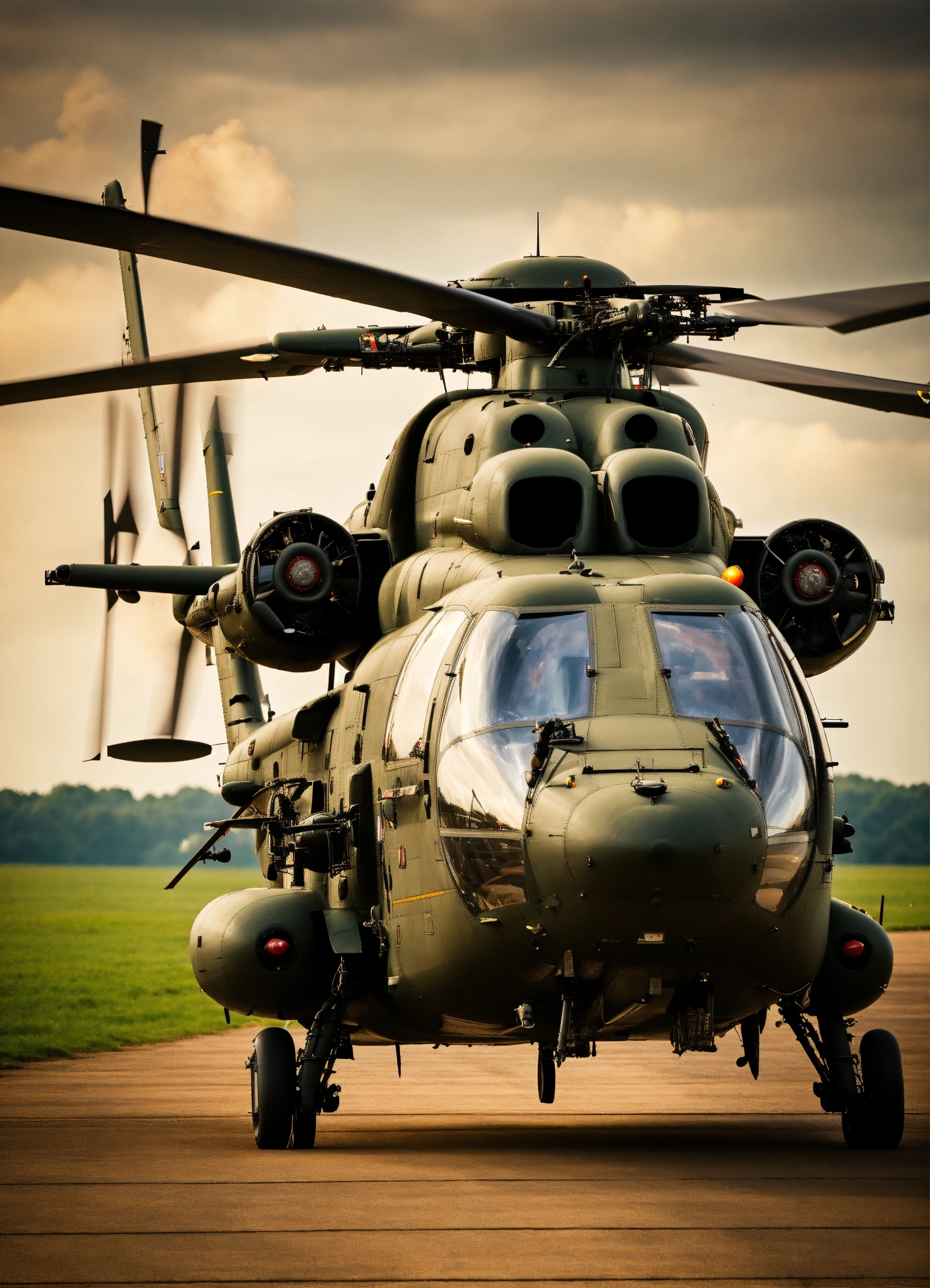 Lexica - English modern massive military helicopter