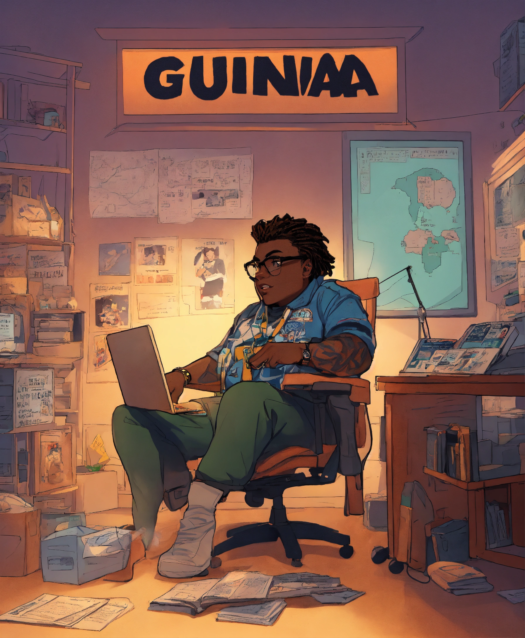 Lexica - Gunna 2023 in cartoon