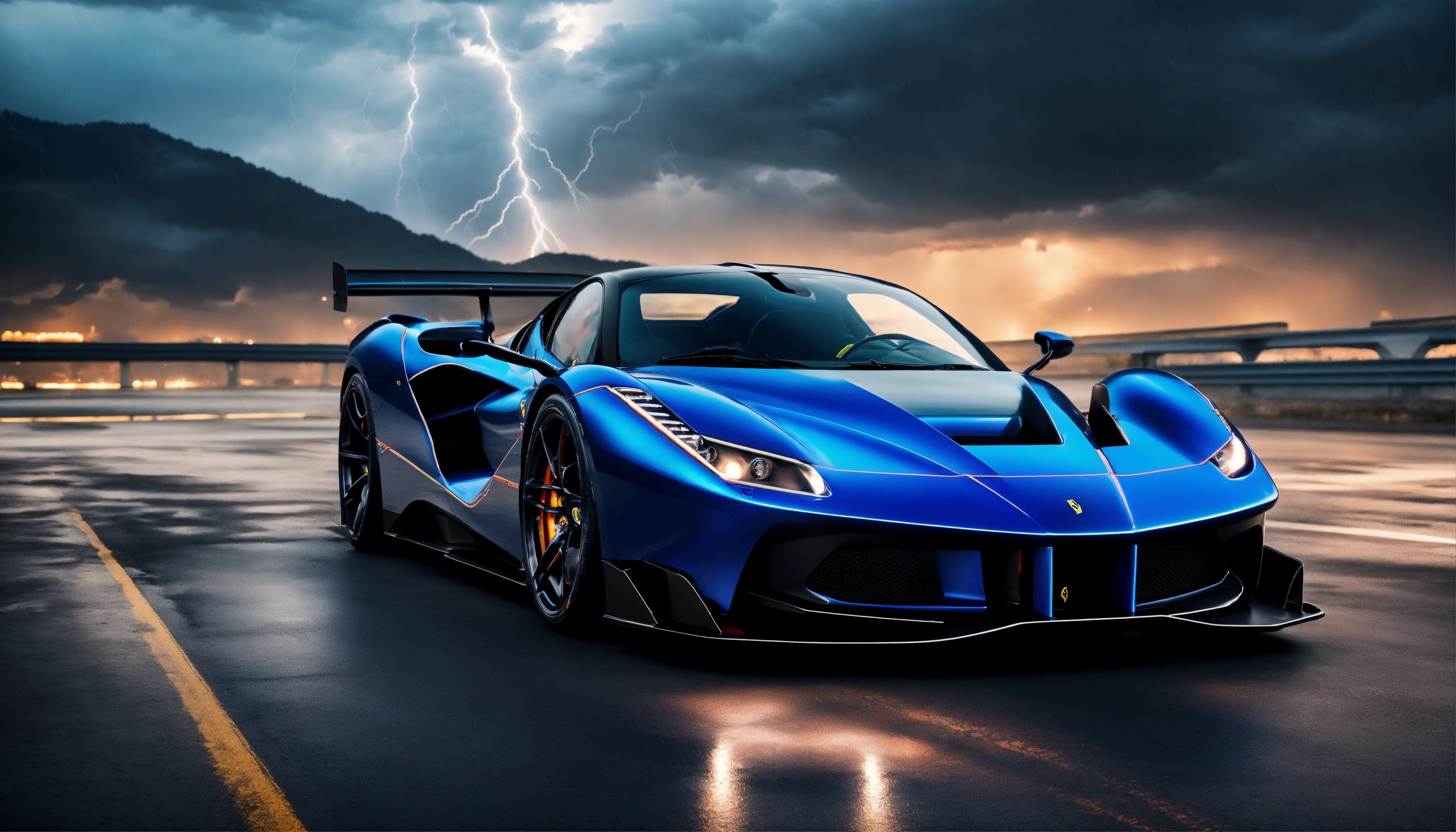 Lexica - Motion graphics, matte black with blue details, highly ...