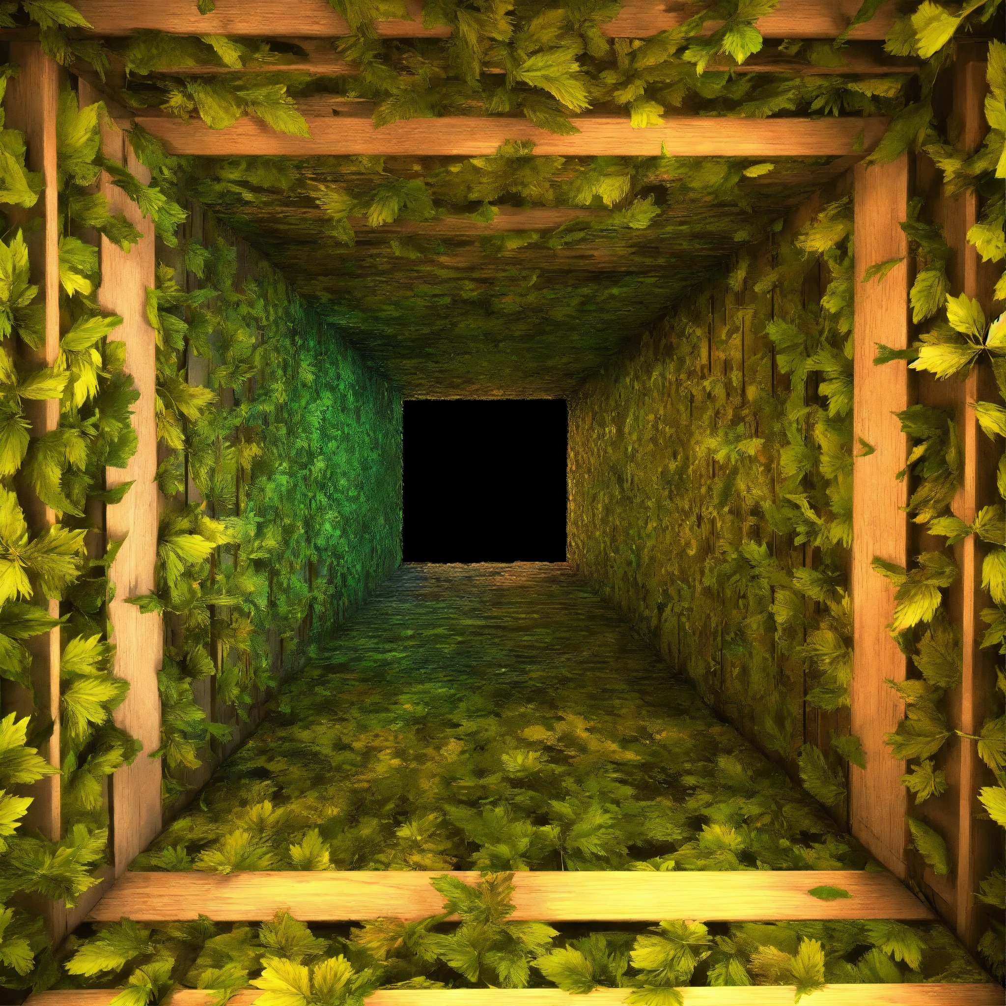 Lexica - A cubemap 3 sides projection texture for a box with optical ...