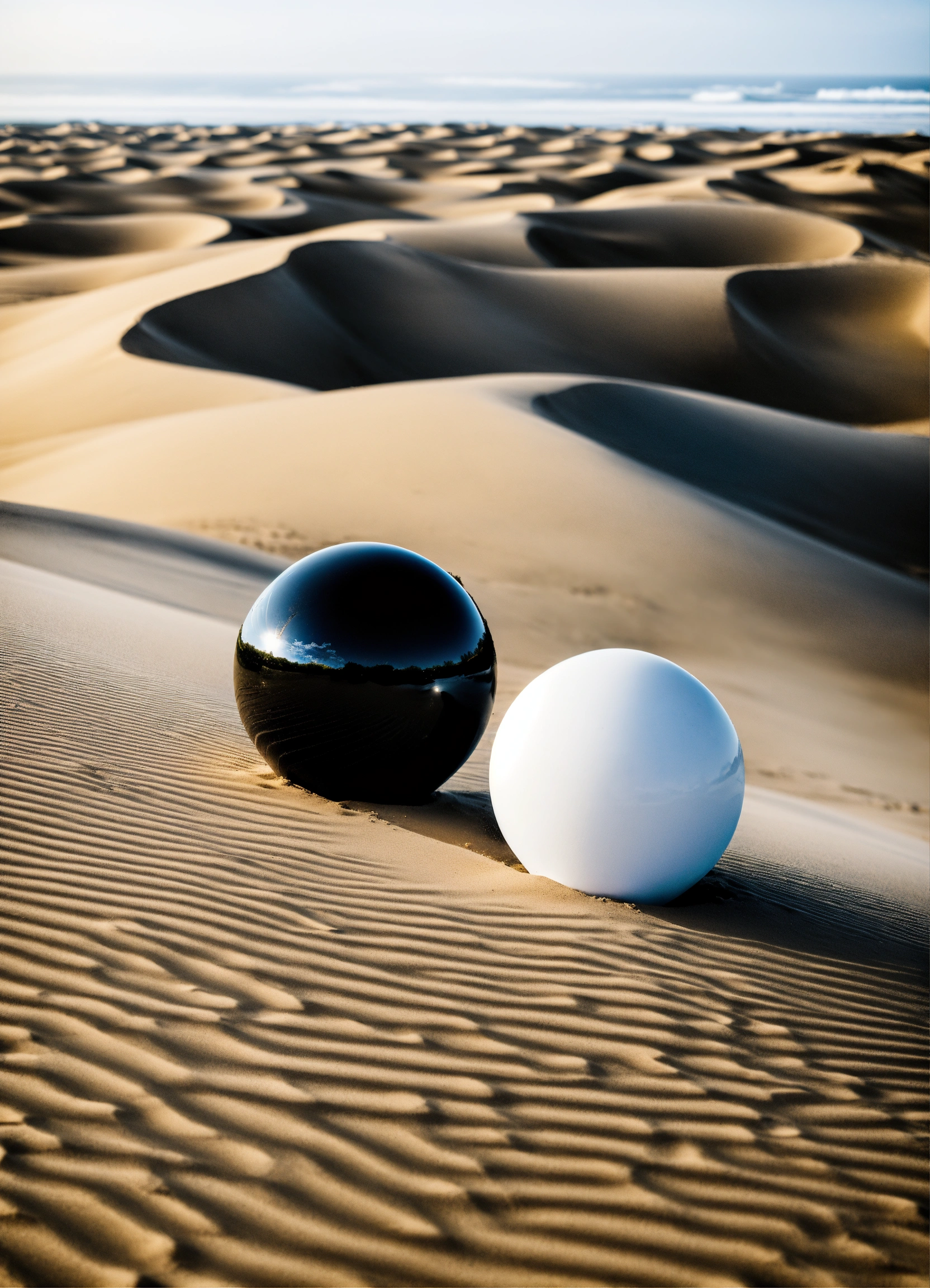 Lexica - A ten foot high perfect black sphere and a ten foot high ...