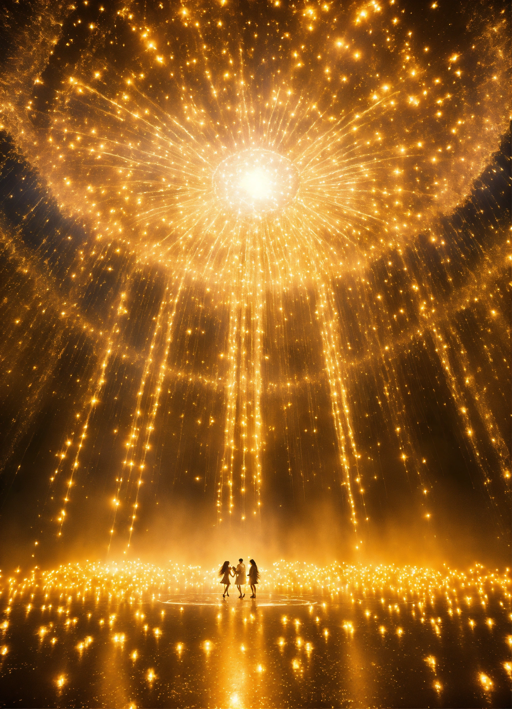 Lexica - Surrealistic photograph, billions of heavenly-lit angels ...