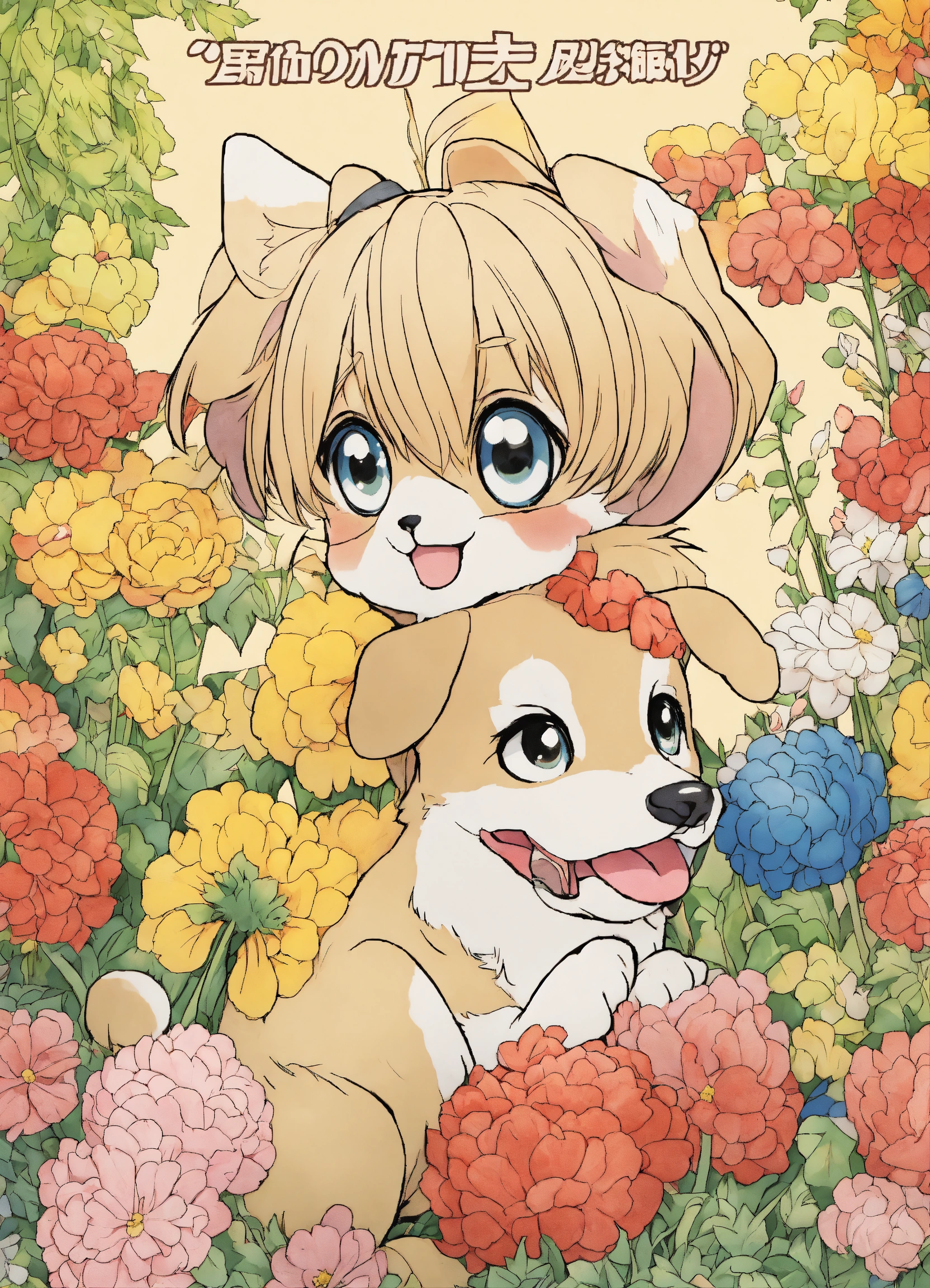 Lexica - Shounen puppy coloring book