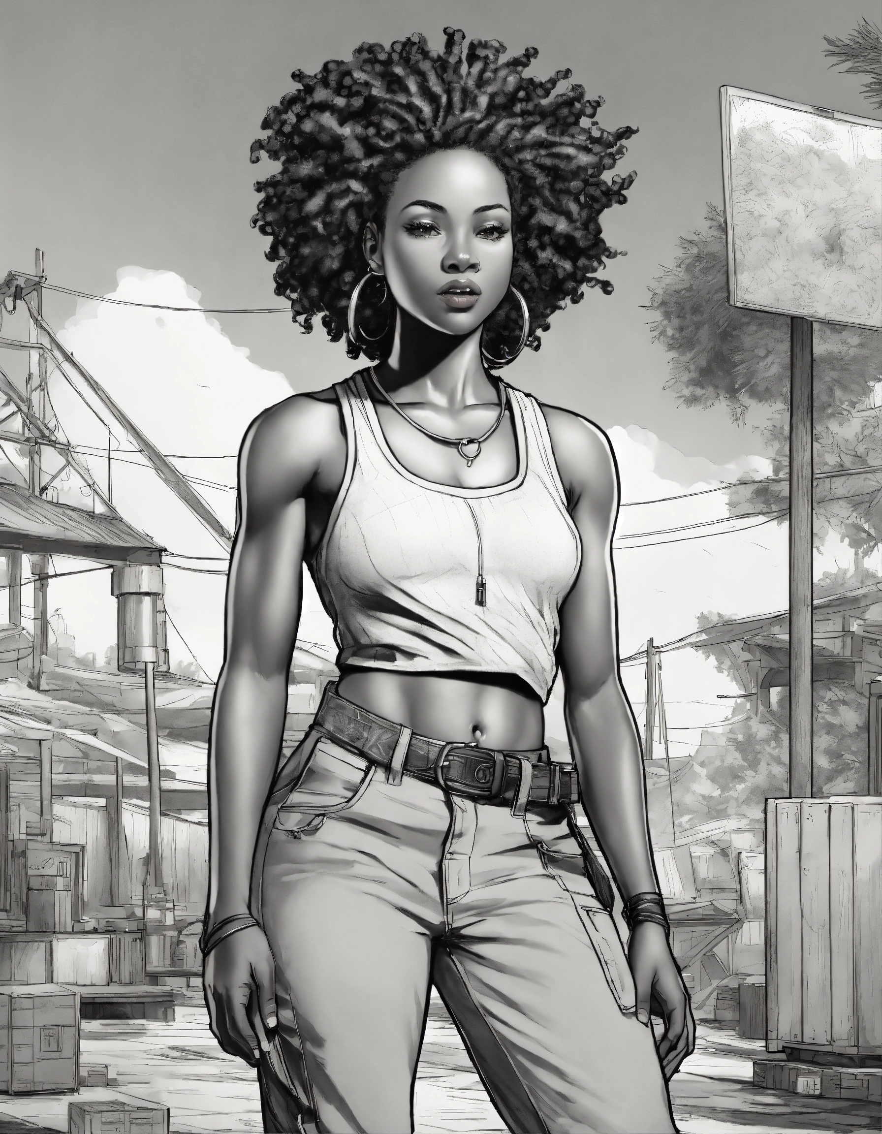 Lexica - African American west African features fully clothed athletic ...