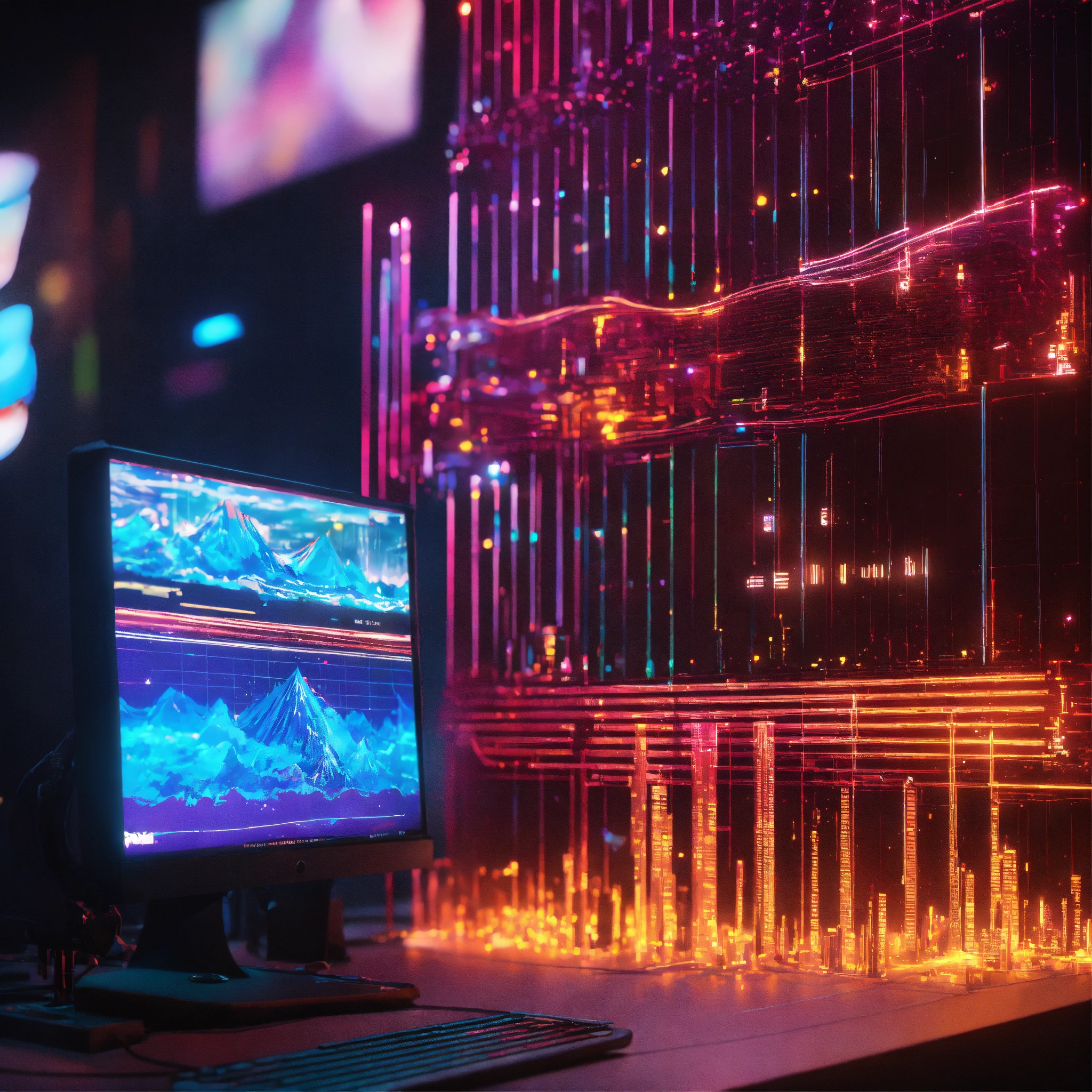 Lexica - A sound visualizer machine with personality, waveform ...