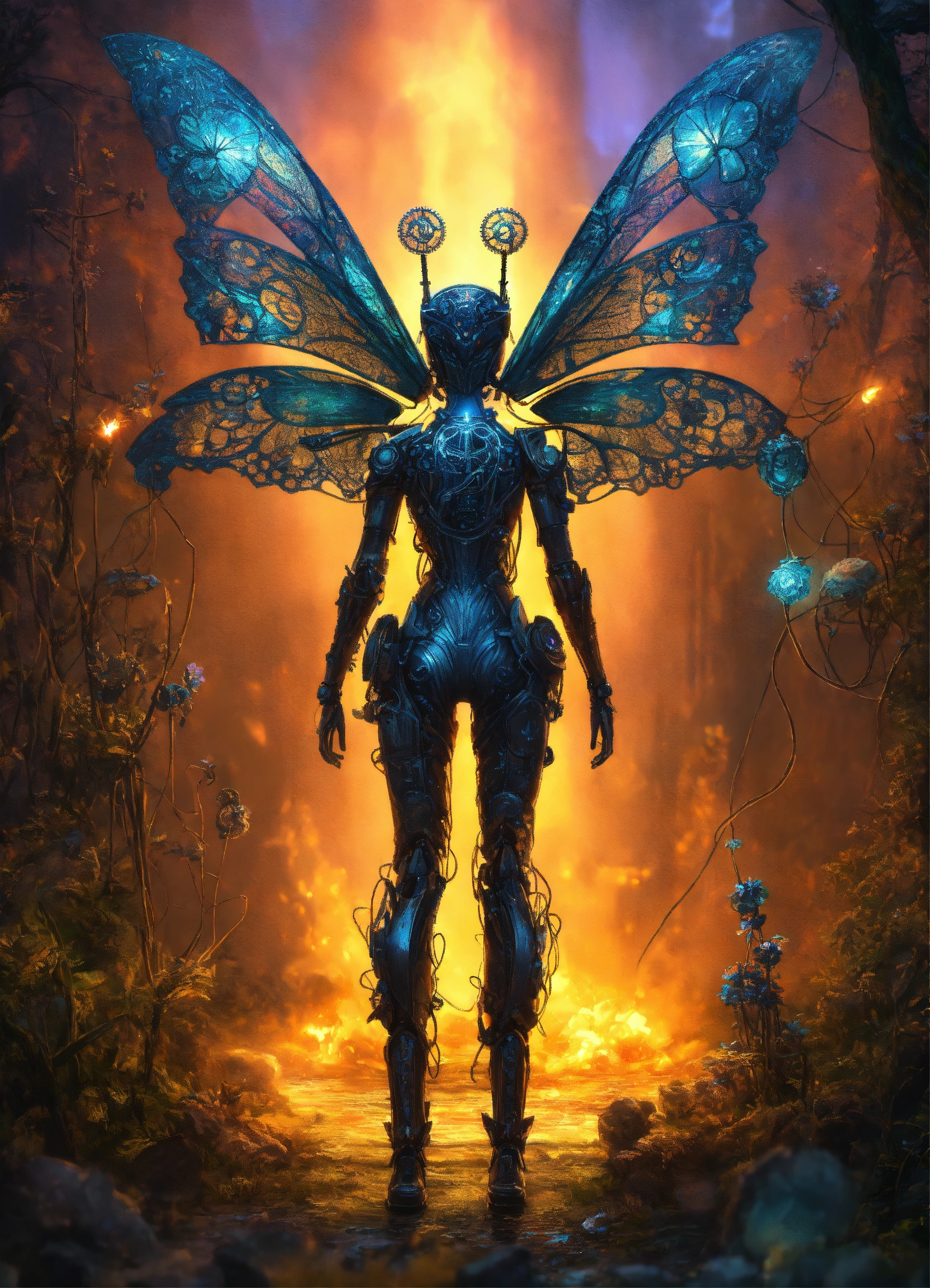 Lexica - Human insect, flying fairy antennae, legs, feet with boots ...