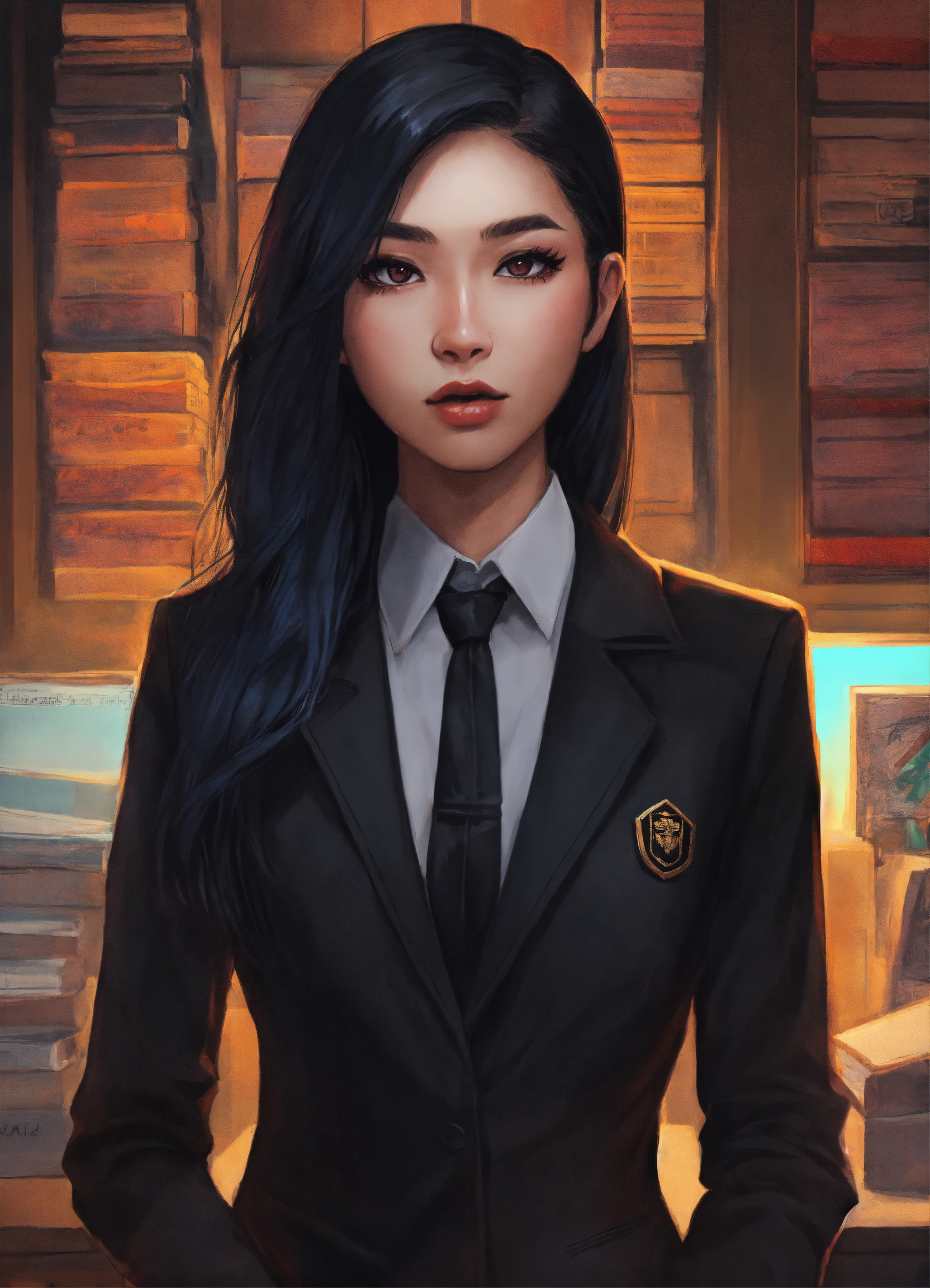 Lexica - Agent Tom, an 23 year old, goth, asian female who works for a ...