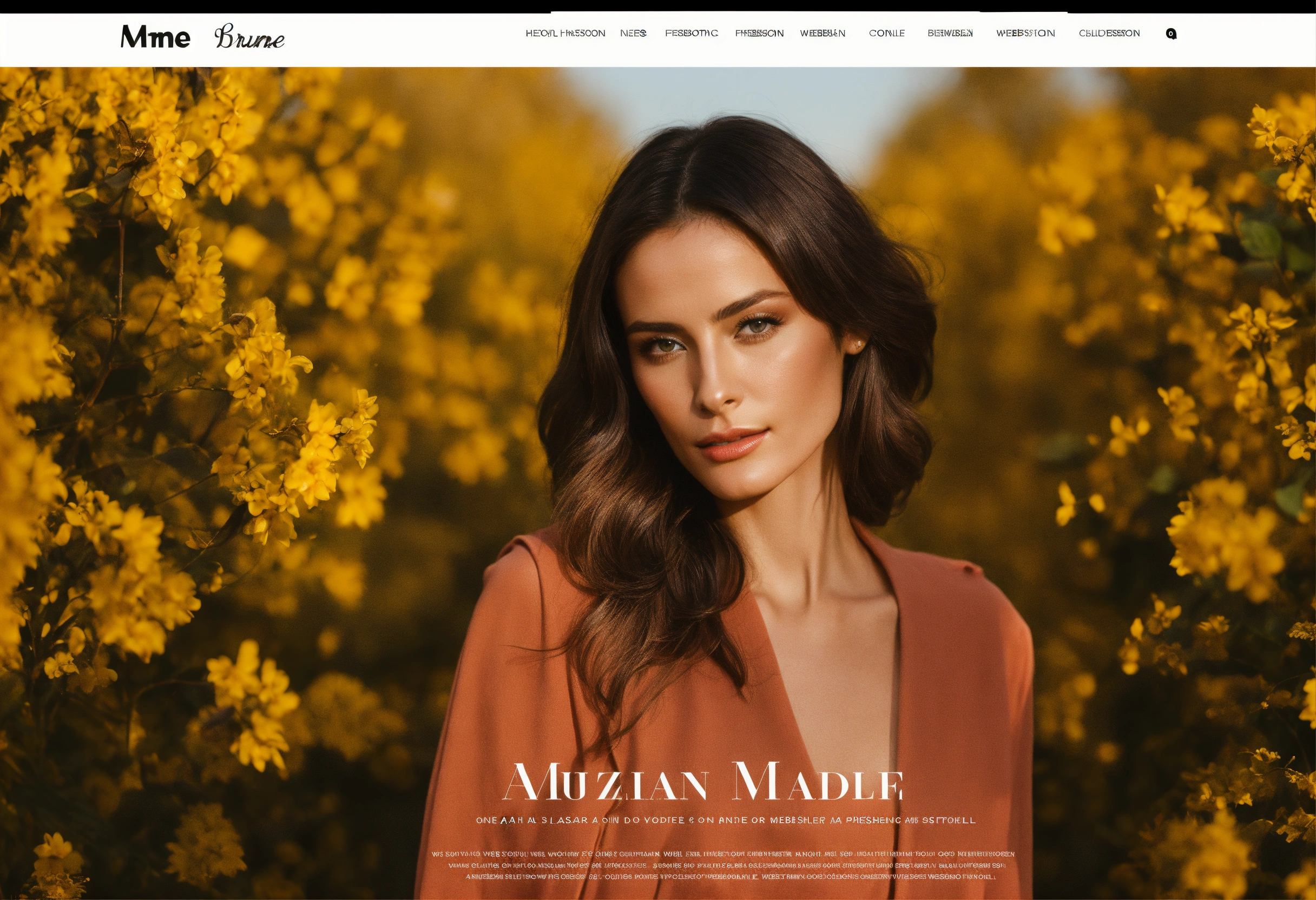 Lexica - Website template, online portfolio in colors, with very classy ...
