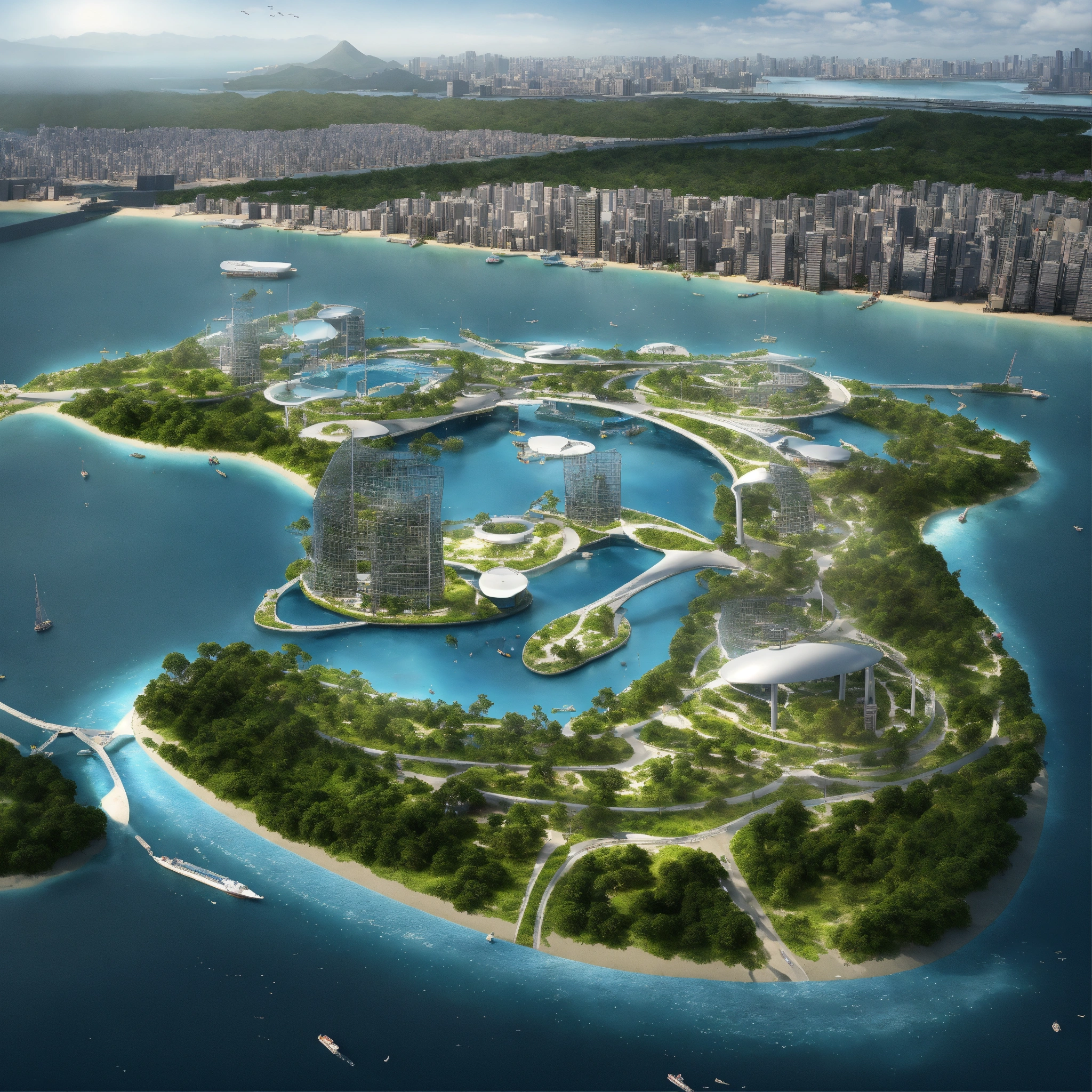 Lexica - Imagine a vision of future Tokyo in 2050 with networks of ...