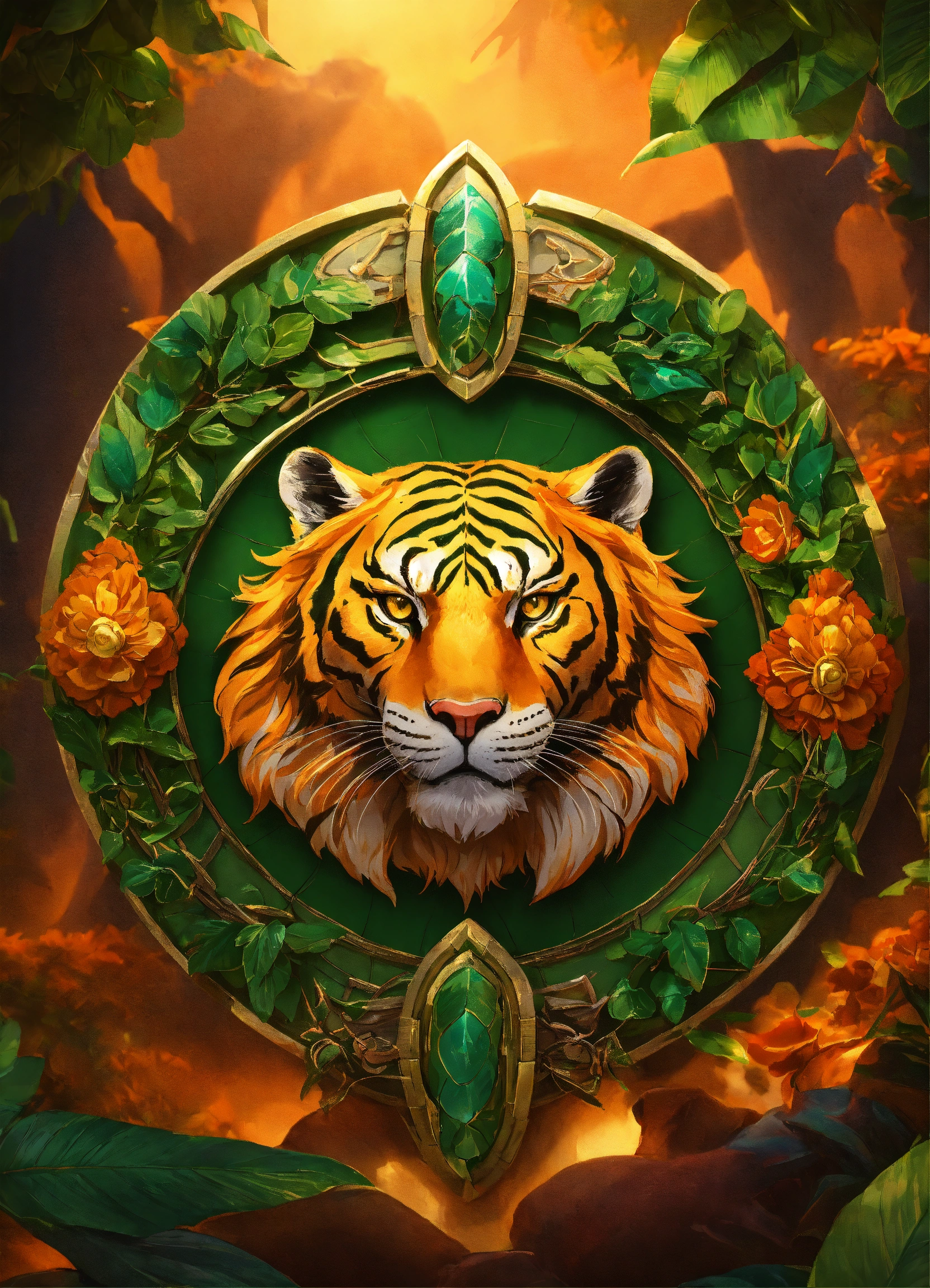 Lexica - GamerTag "RKOTIGRES" emblem, content a majestic tiger and a ...