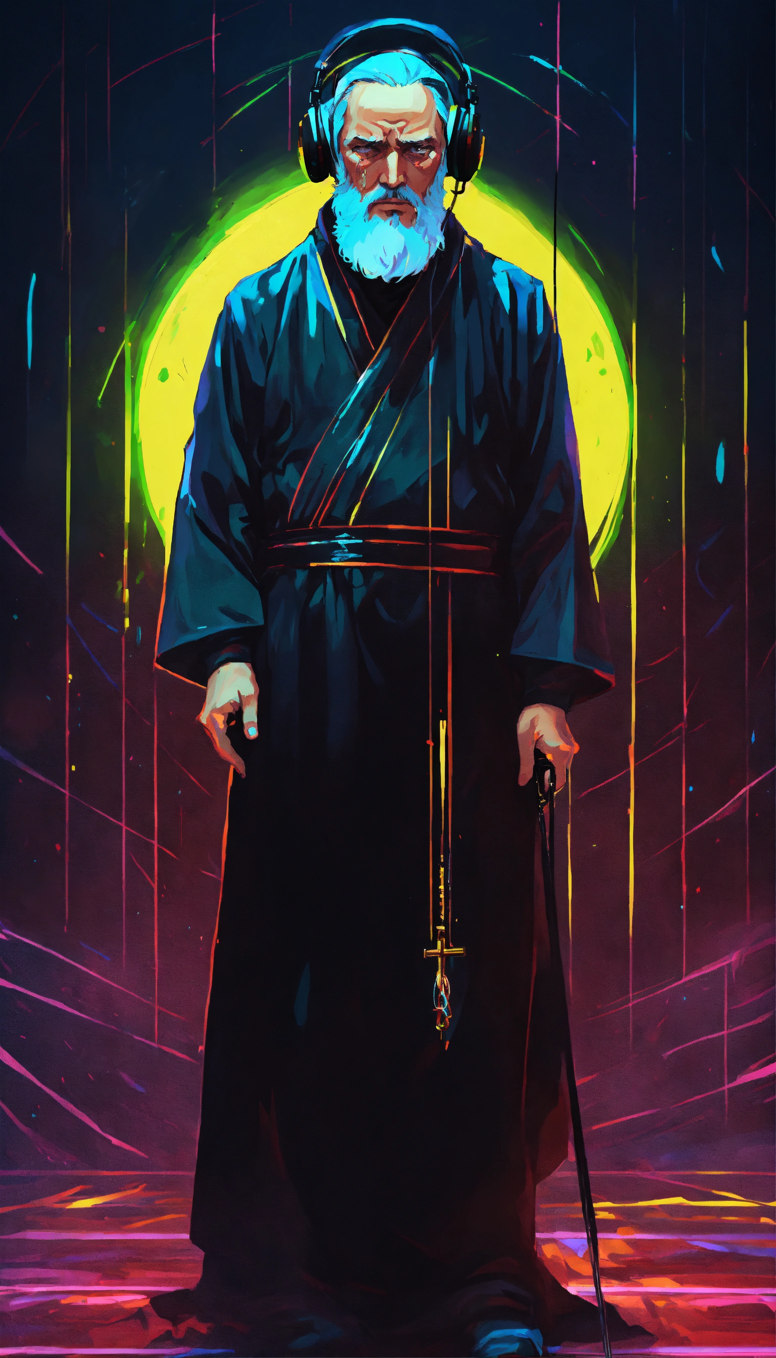 Lexica - Sad Christian Orthodox priest with white beard, wearing ...