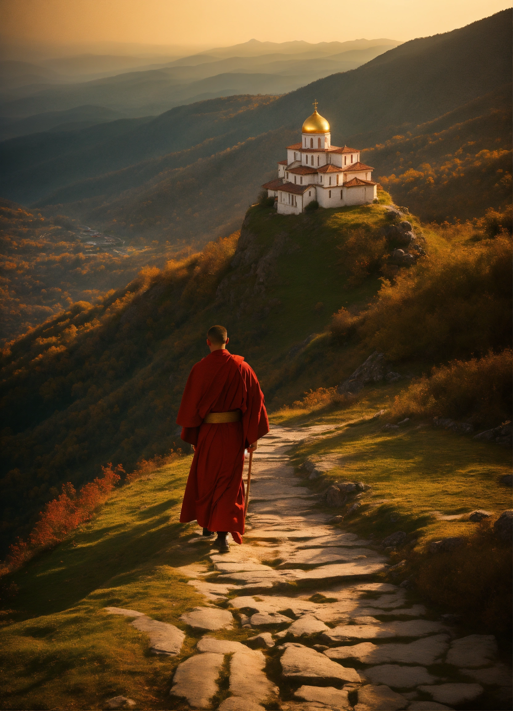 Lexica - A secluded Orthodox monastery perched atop a rugged mountain ...