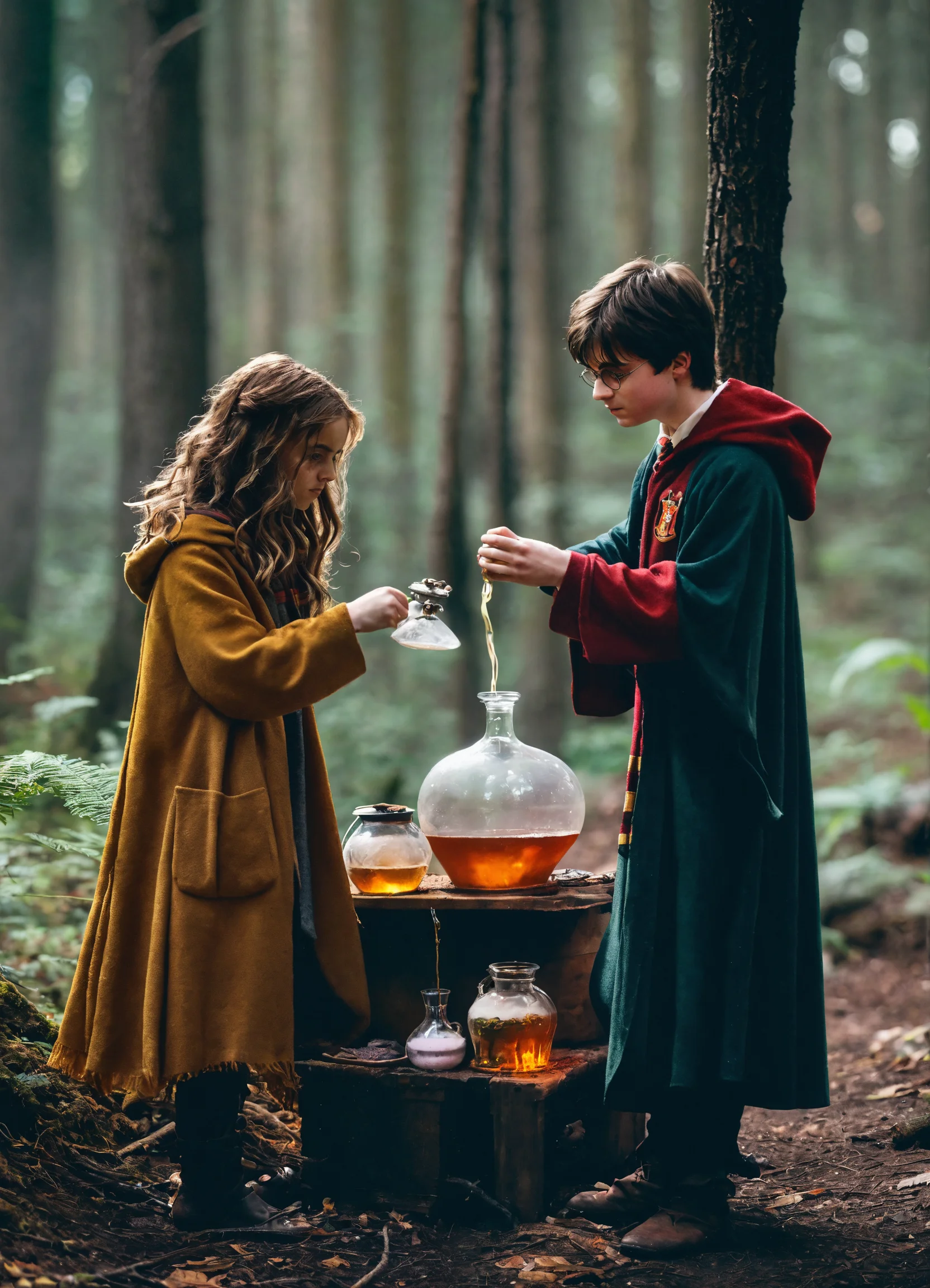 Lexica - Harry potter and hermione are doing poison in the forest