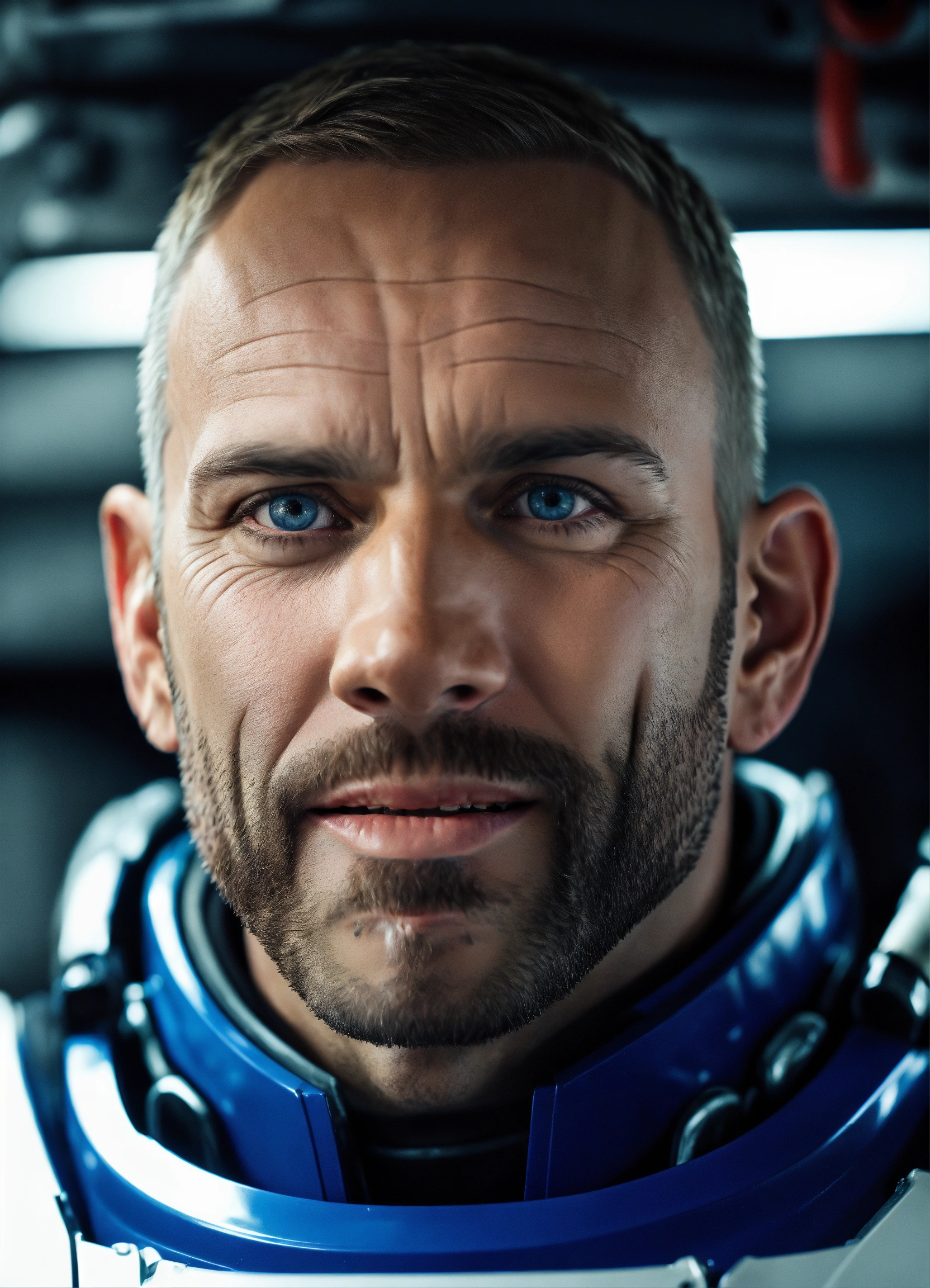 Lexica - A realistic photo of scary 45 years old scary man with deep ...