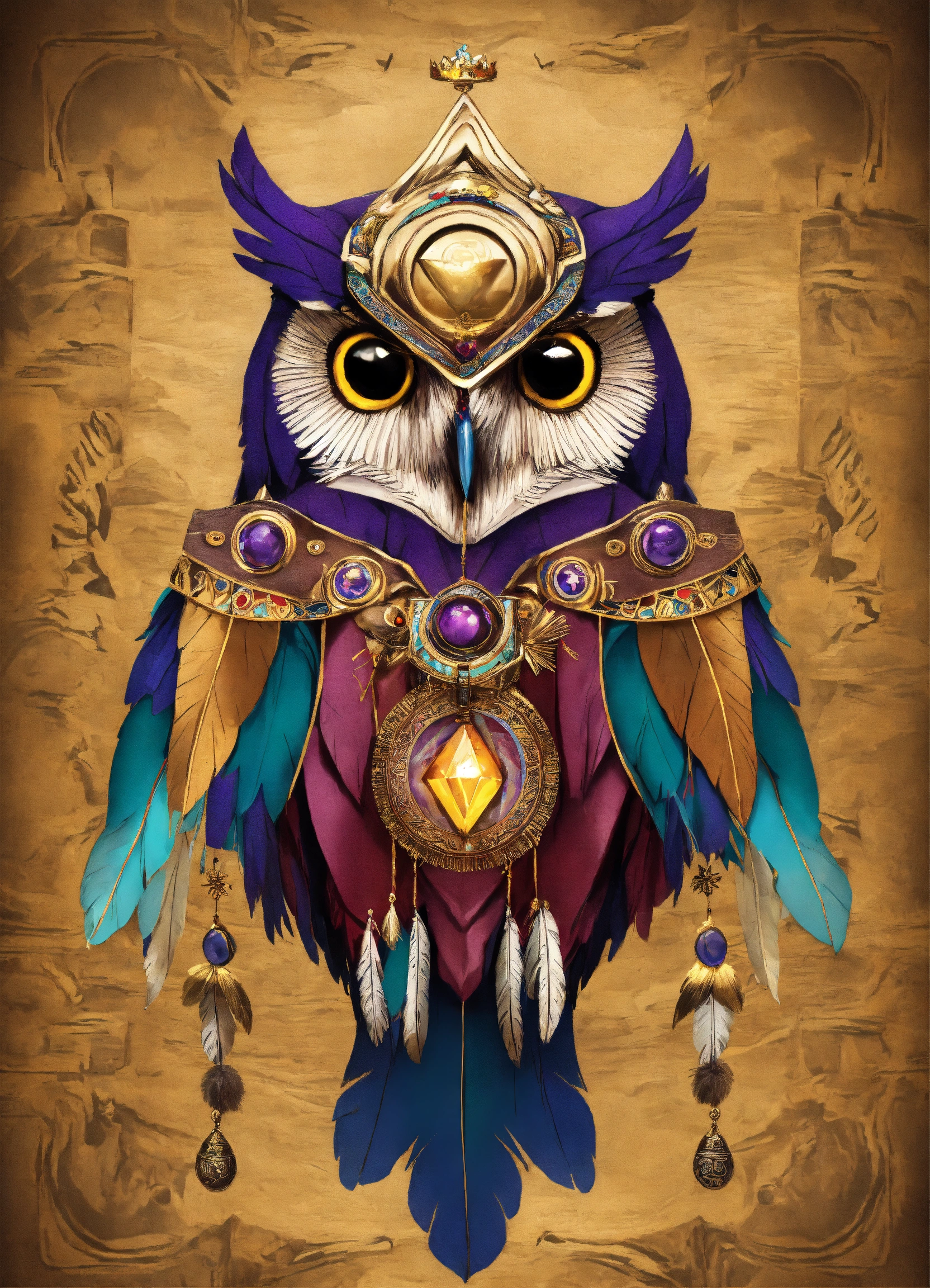 Lexica - Wise owl native american shaman, antropomorph, native american ...