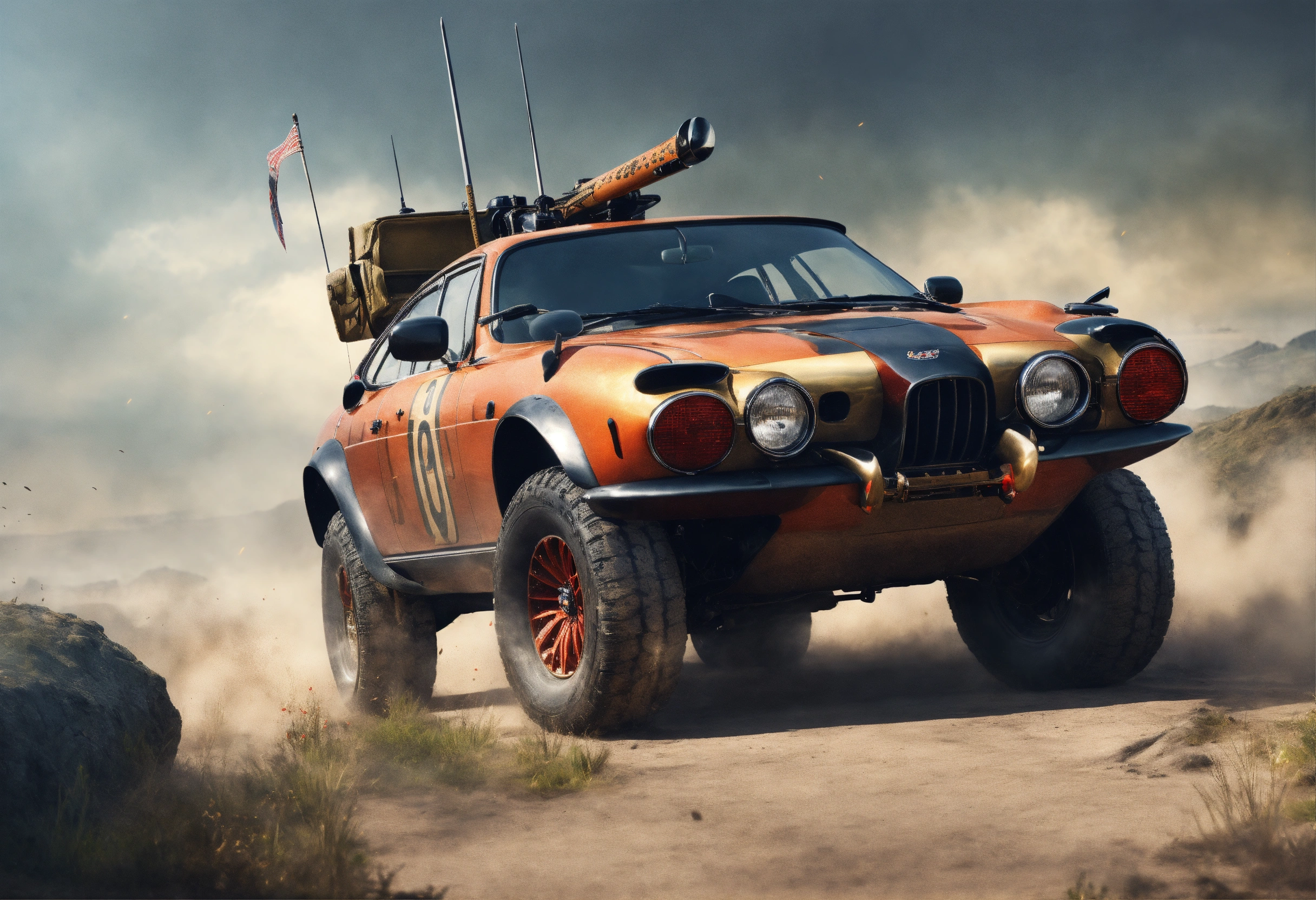 Lexica - Jaguar samurai. battlefield. hyper realistic.