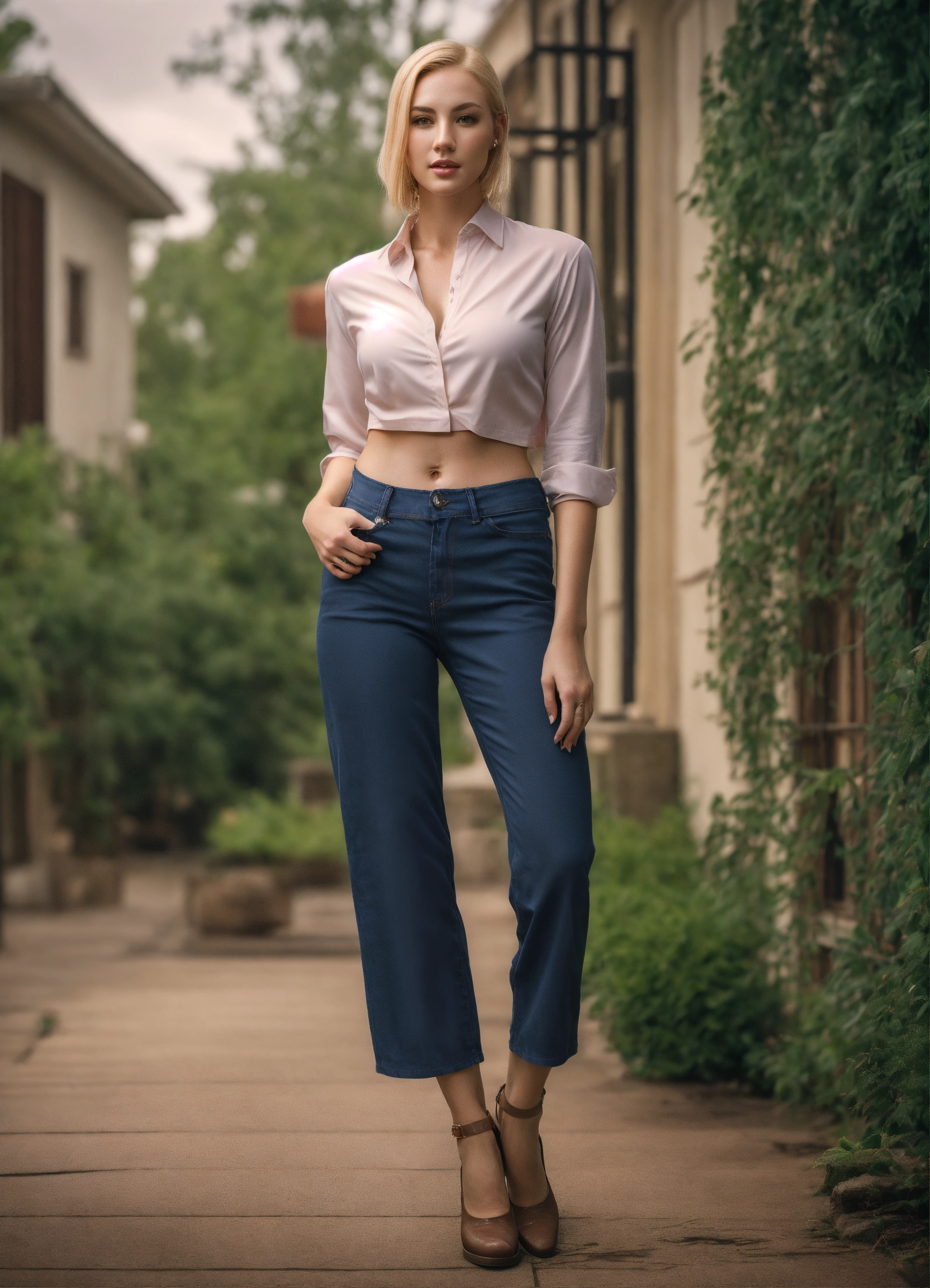 Lexica - Full body potrait of a women transforming into a tall woman ...