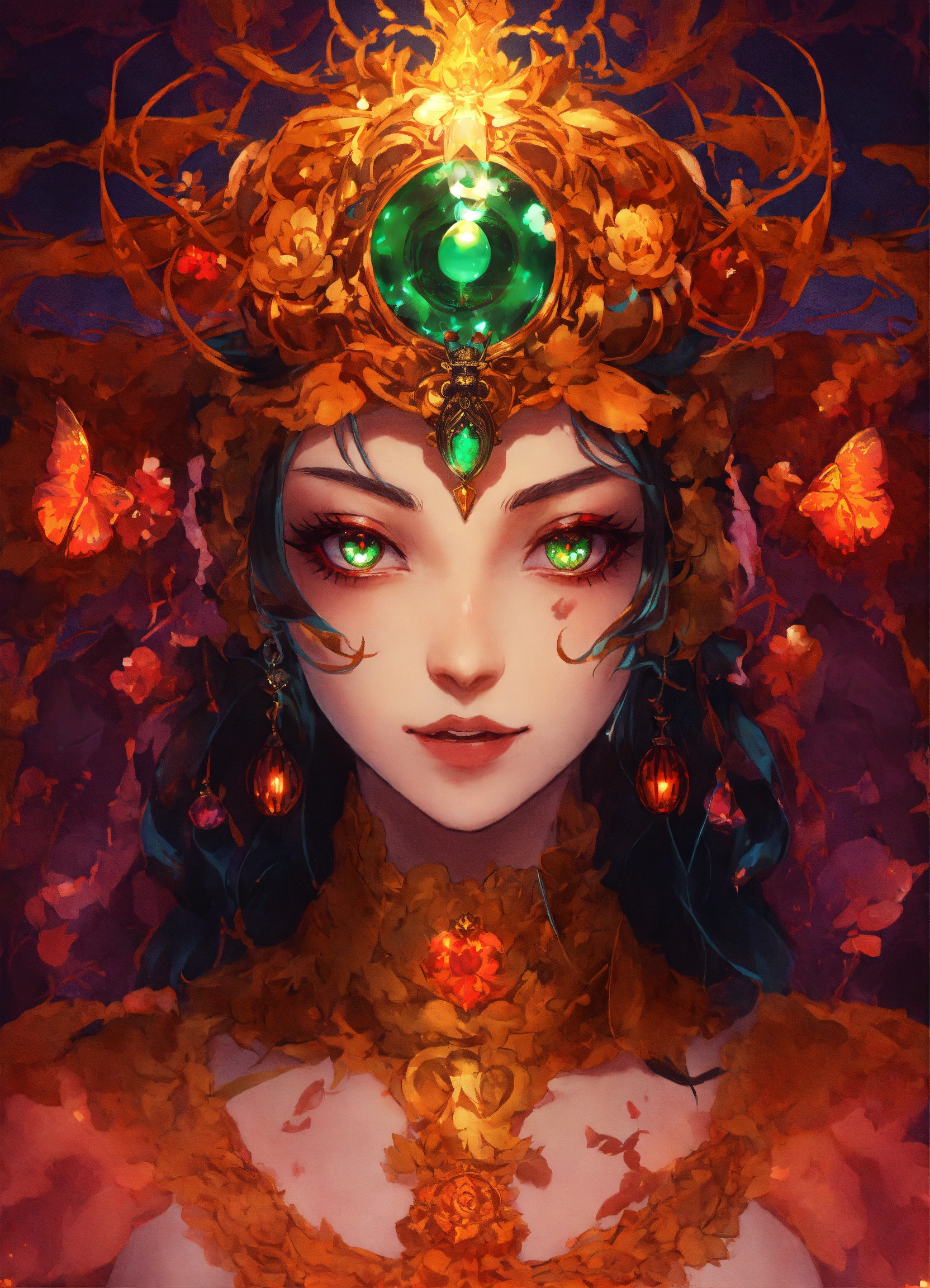 Lexica - Manipulative Sinister empress, wicked, luminous pupils ...