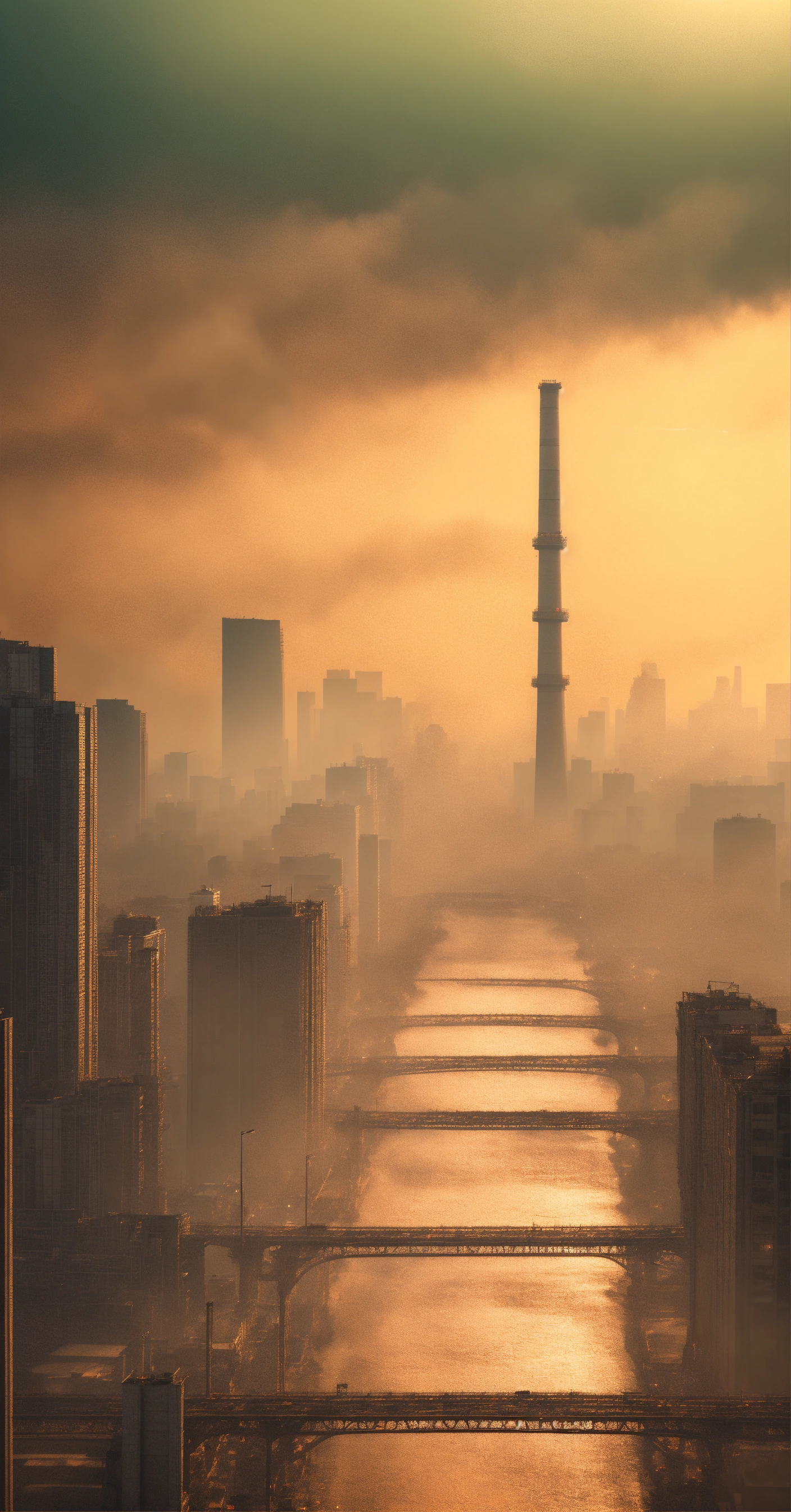Lexica - Smog background 3d
