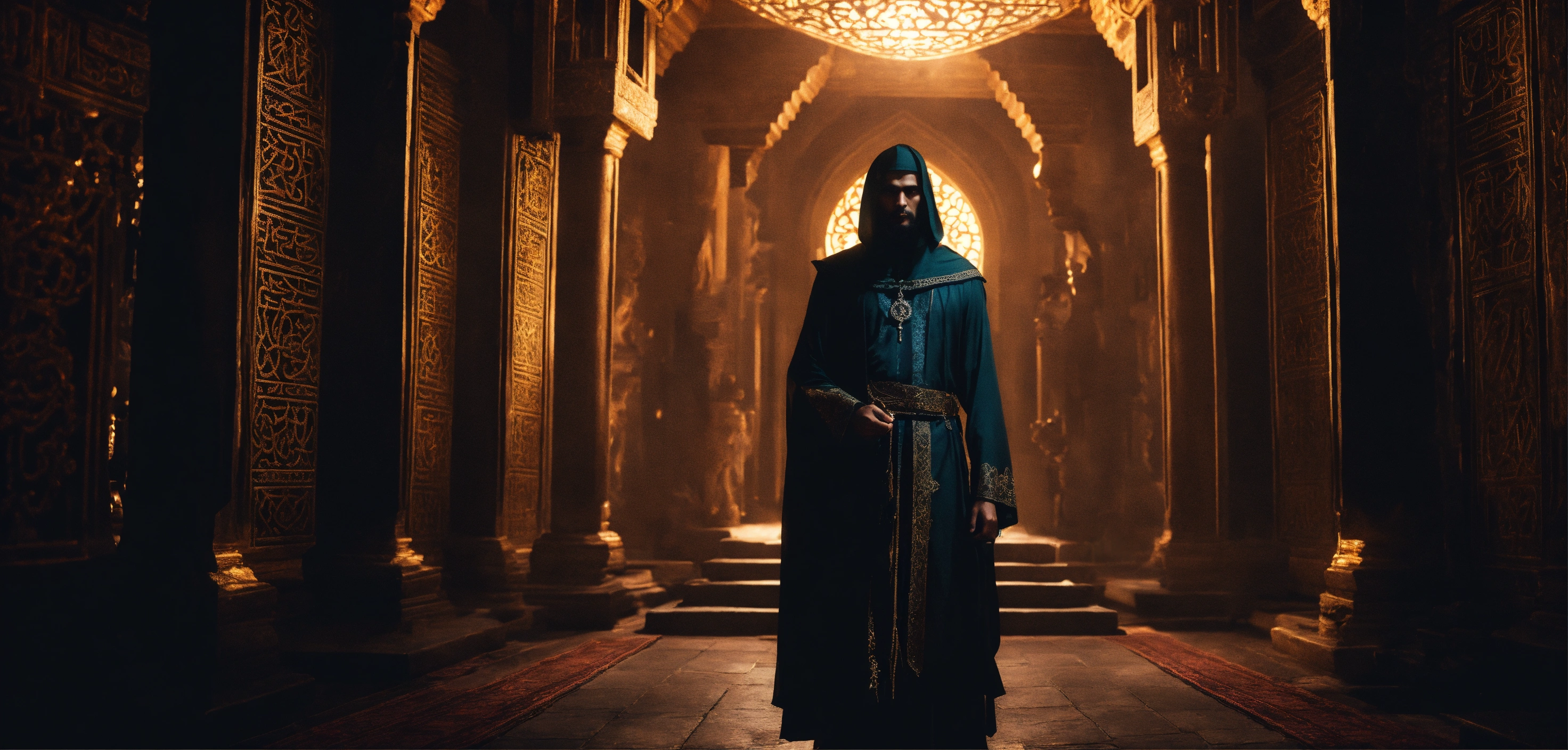 Lexica - Dark, mysterious and dramatic fantasy portrait of a handsome ...