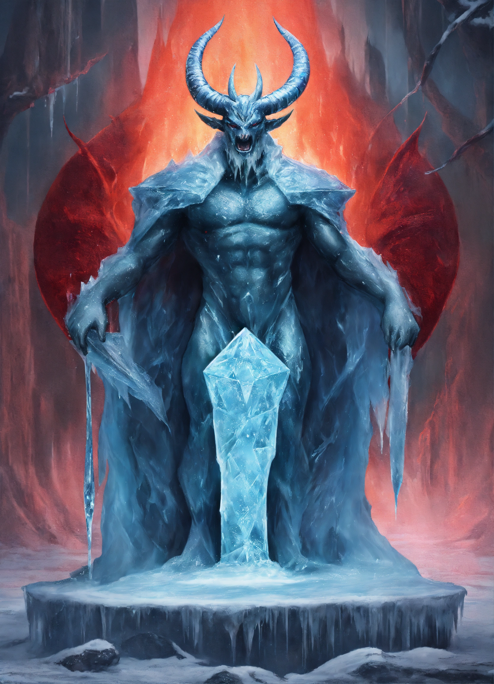 Lexica - Satan frozen in ice
