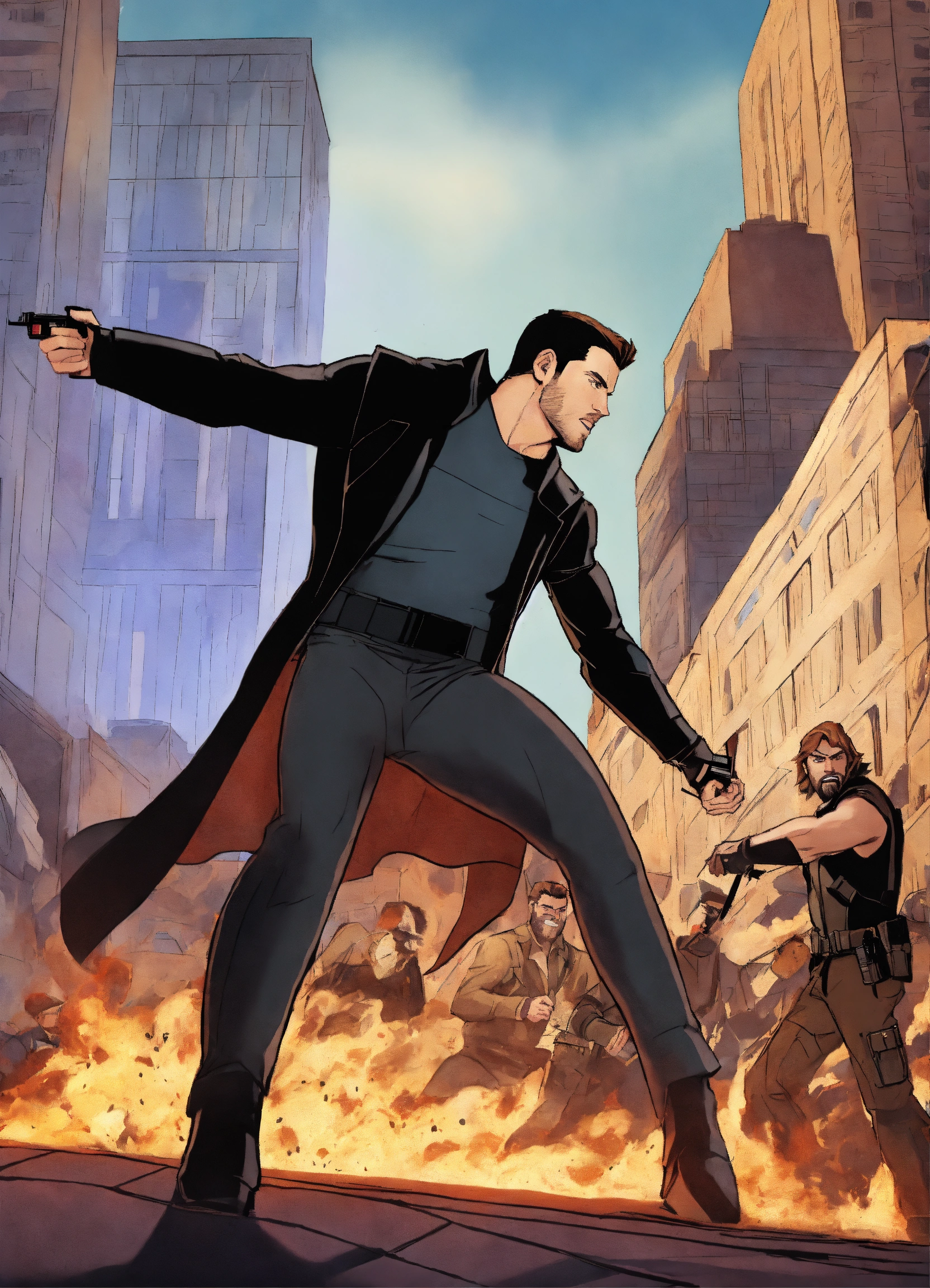 Lexica - Marvel animated Deke Shaw Jeff Ward in action from Agents of ...