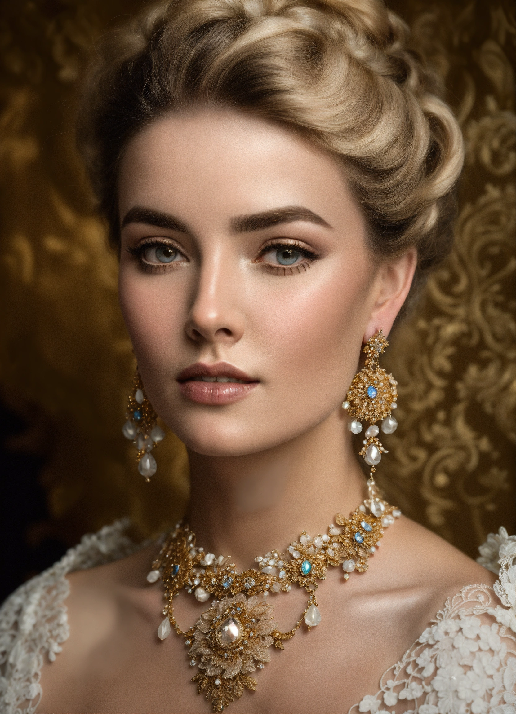 Lexica - A 18th century beauty style pretty woman in the style of ...