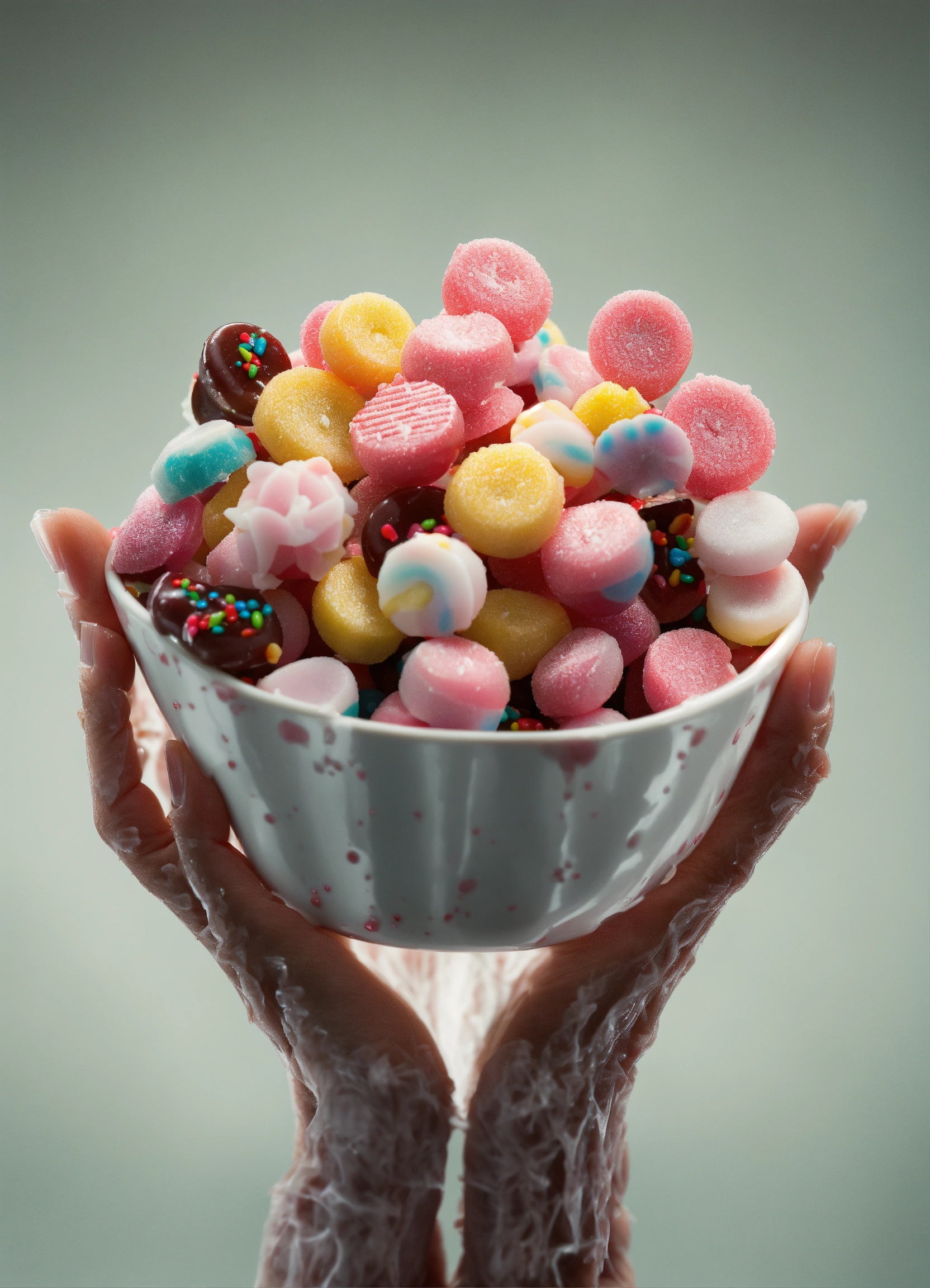 Lexica - Create for me an image of a spine-tingling creepy hand holding ...