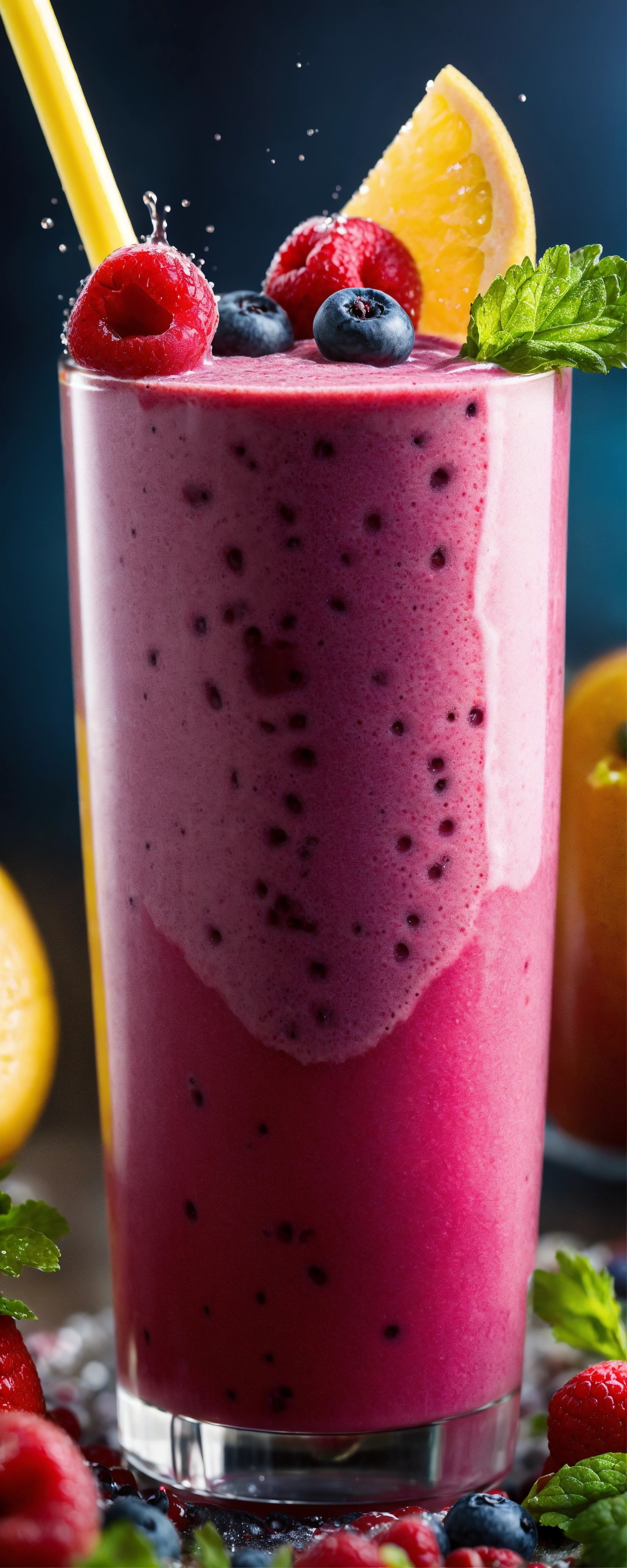 Lexica - Smoothies, Healthy and vibrant smoothie. Capture dramatic ...