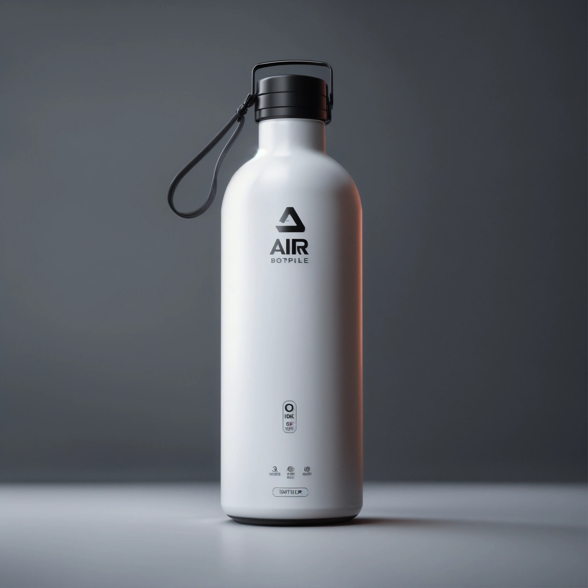 Lexica - Air bottle, design, Industrial Design, white color ...
