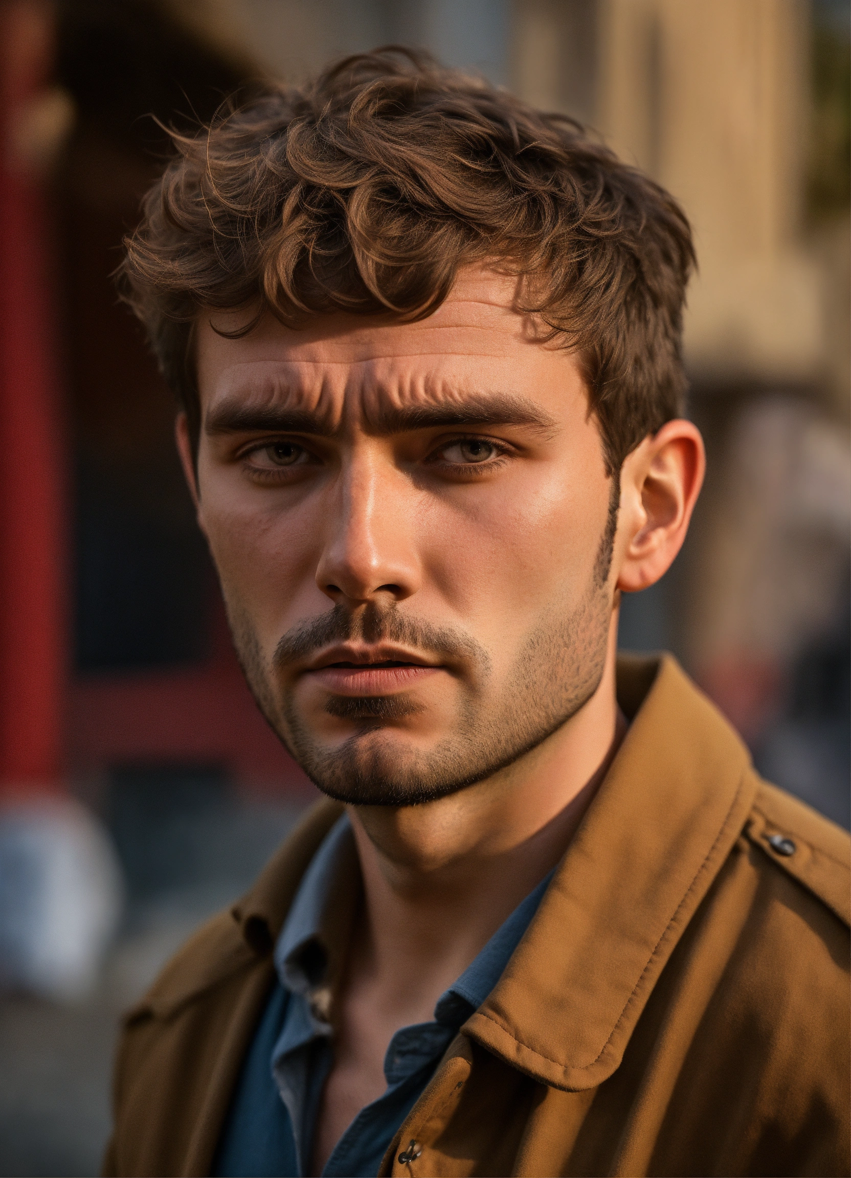 Lexica - A realistic photo of a thin 30-year-old french man, with ...