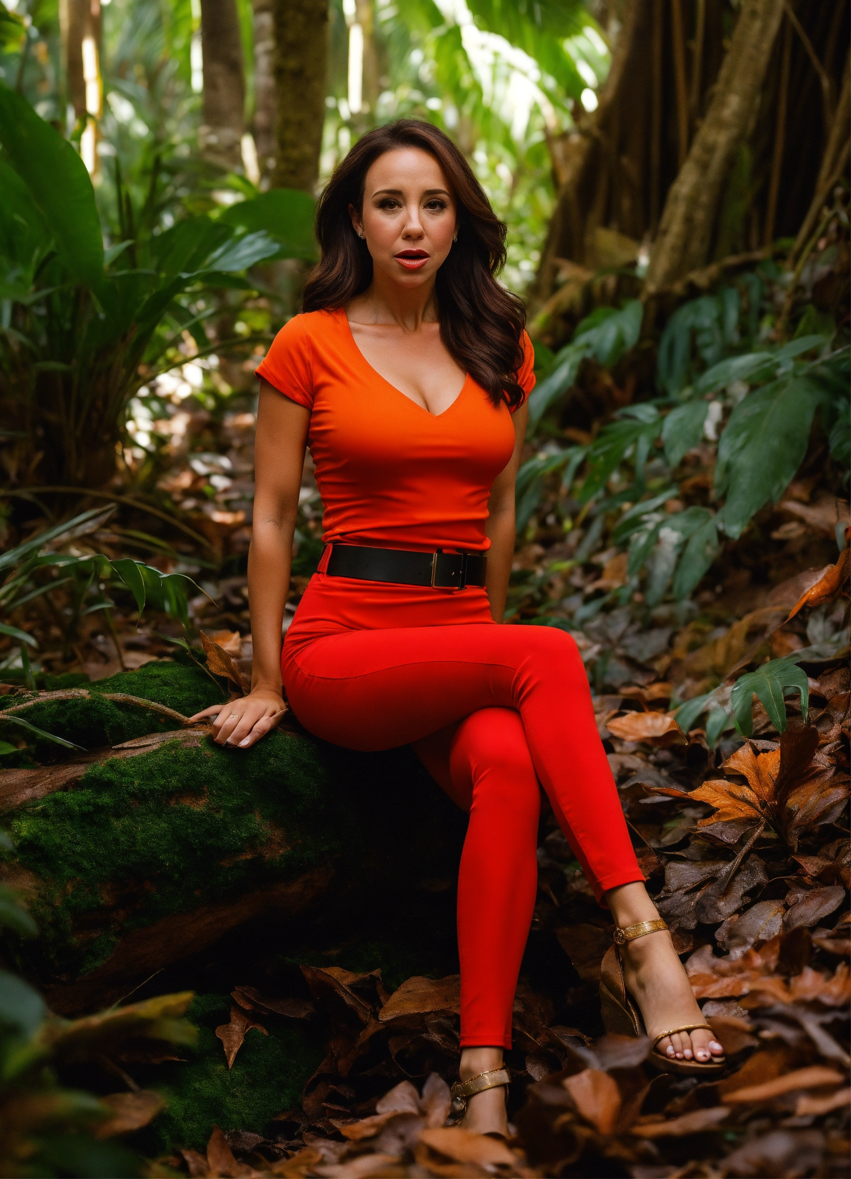 Lexica - Full body 8K top down image of scared and shocked in pain ...
