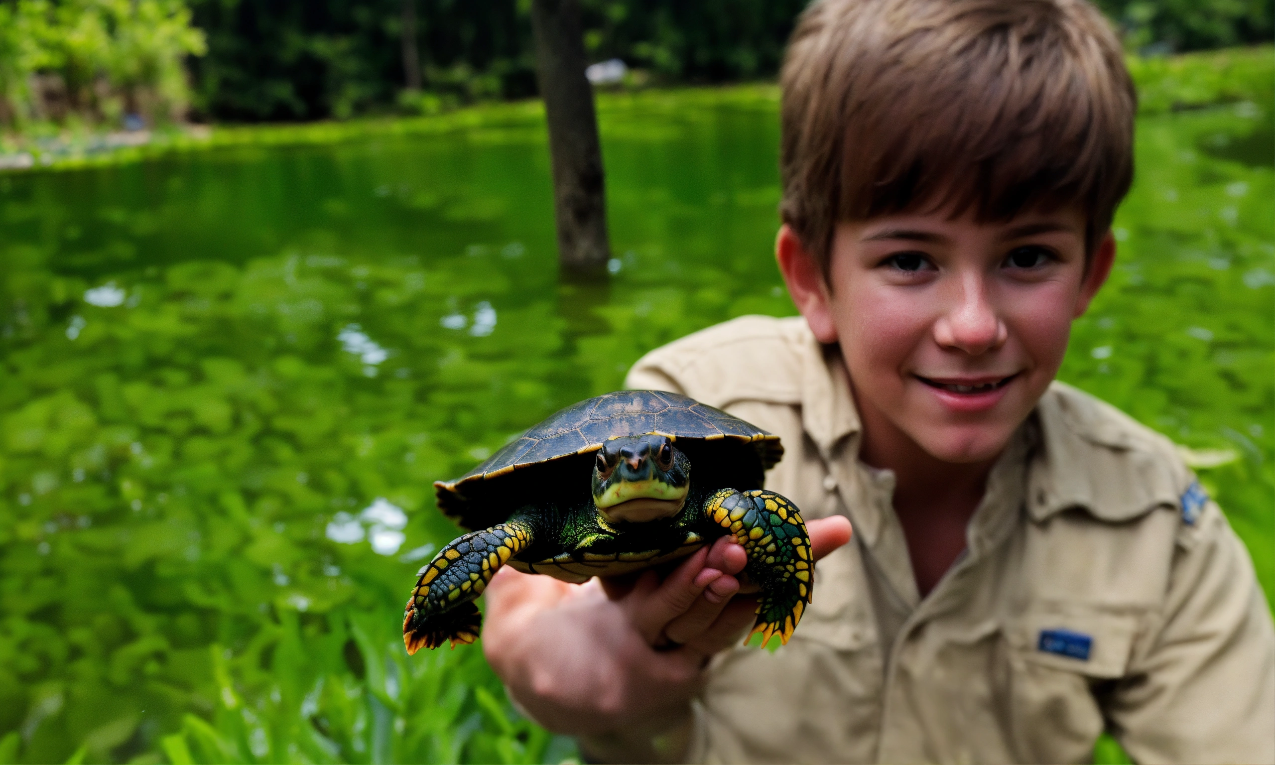 Lexica - Jimmy was the tiniest turtle in the entire pond, but he had ...