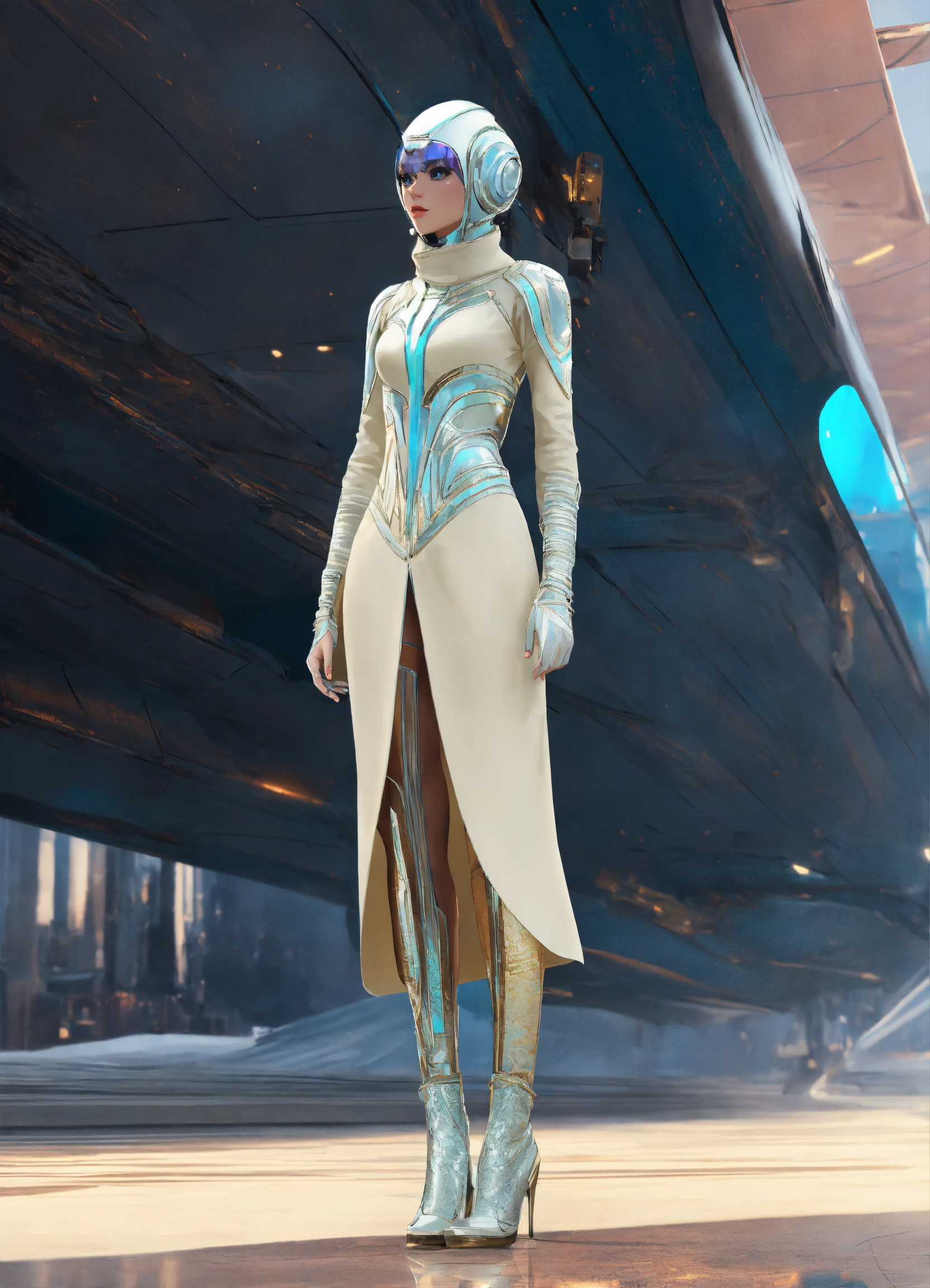 Lexica - A Alien, Alienrace woman , Alien_hippie hippiestyle clothings long dressed, colored ...