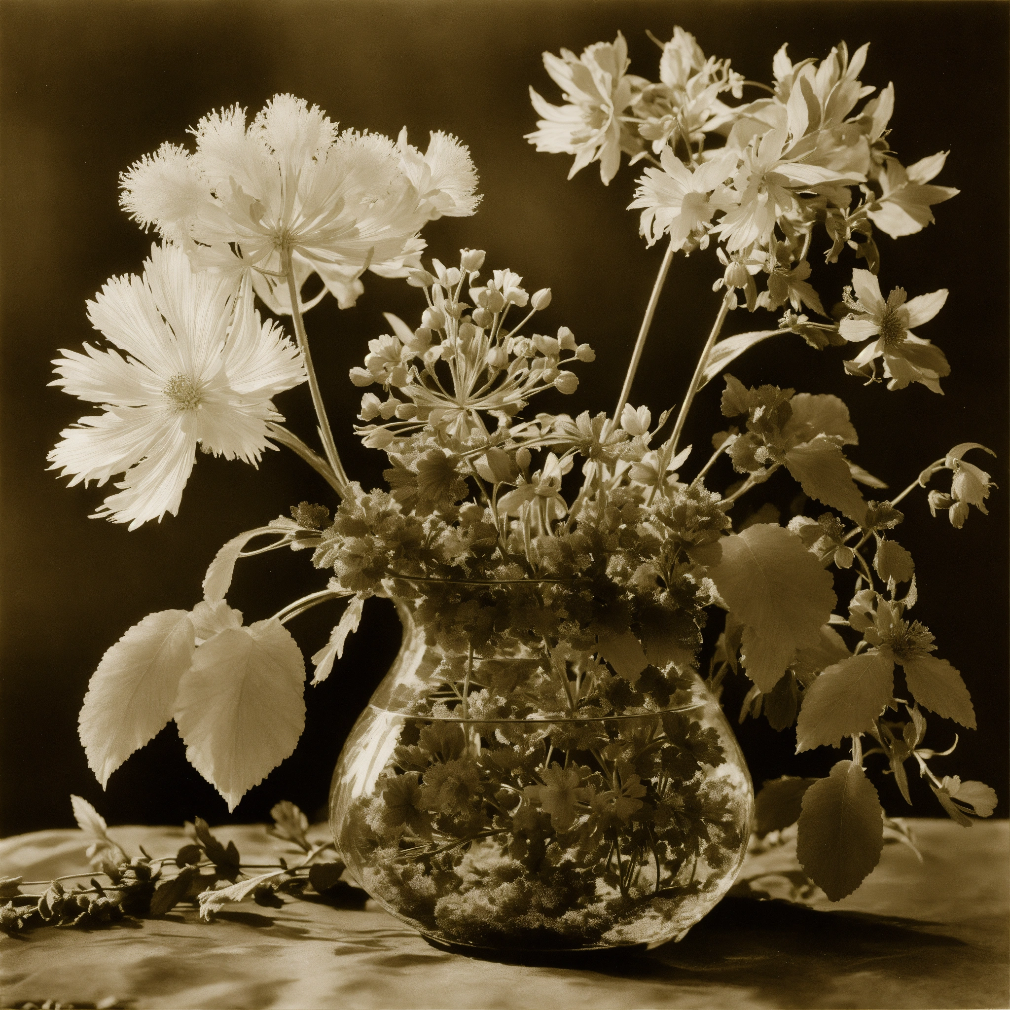Lexica - Flowers photography in style Anna Atkins, Charles Jones, Karl ...
