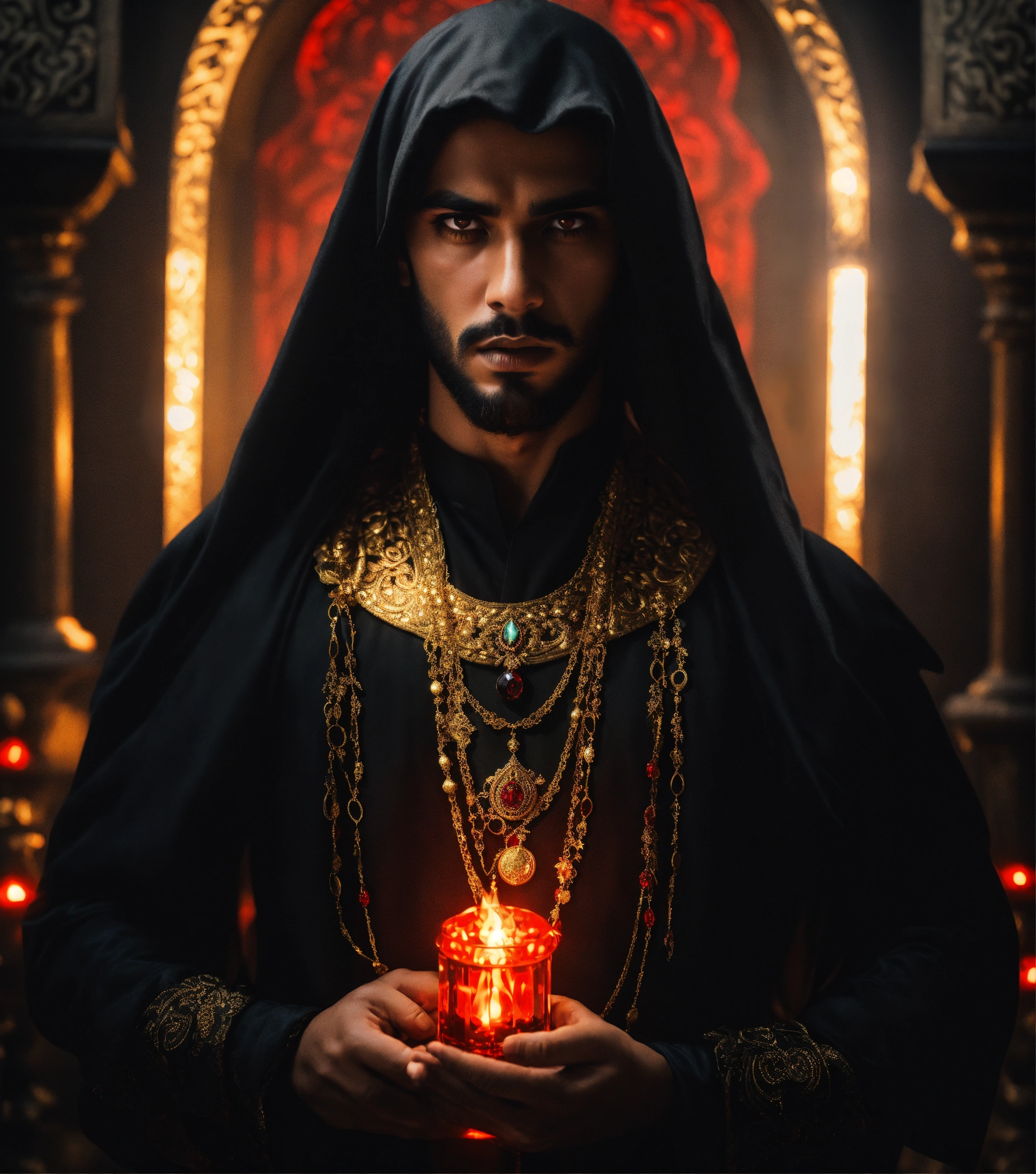Lexica - Dark, mysterious and dramatic headshot of a young handsome ...