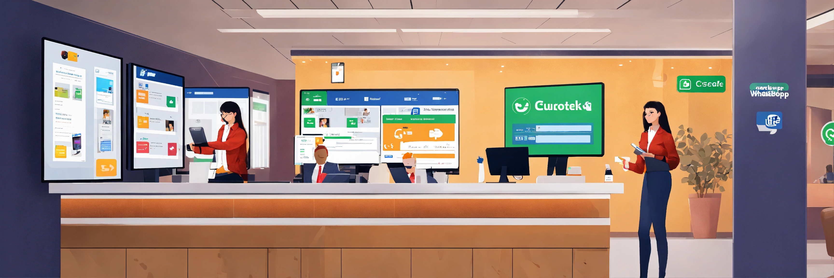Lexica - CREATE A CHECK-IN COUNTER WHERE A CUSTOMER SERVICE REP ASSISTS ...