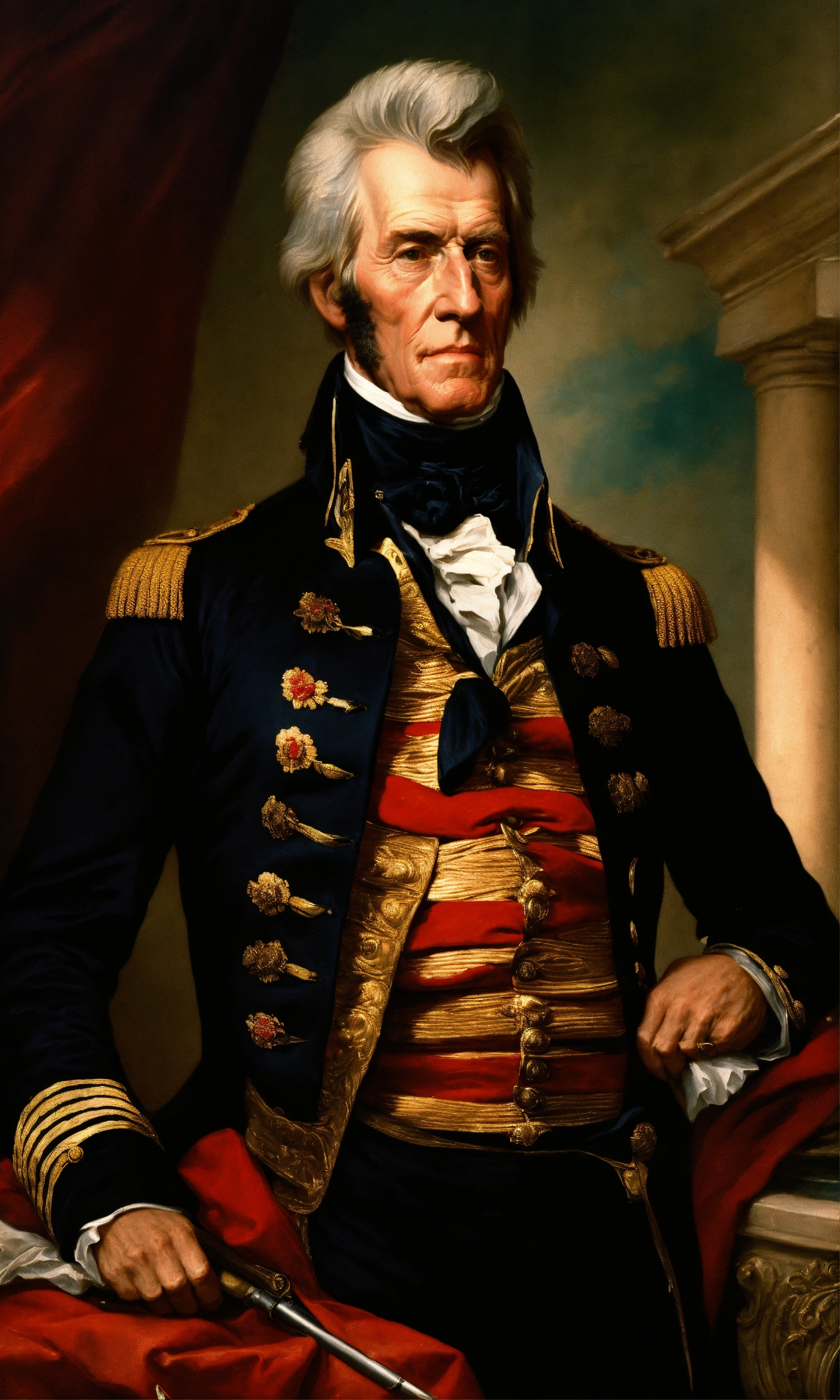 Lexica - Predisent Andrew Jackson bullet wounds scars on his torso and arms