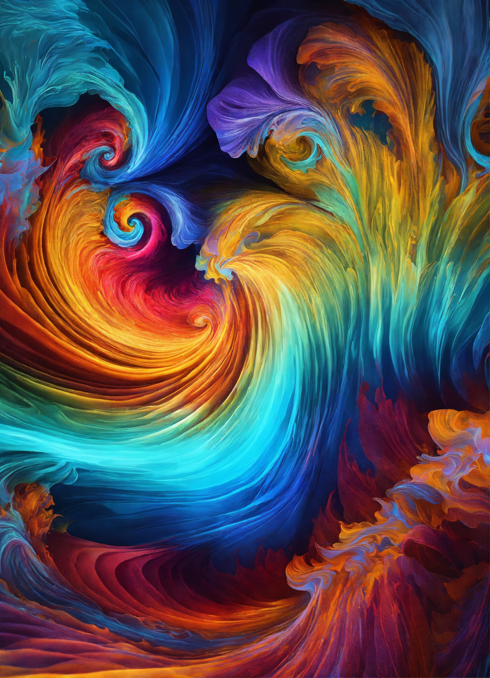 Lexica - Fractals, underwater creation, colorful waves, light rays ...