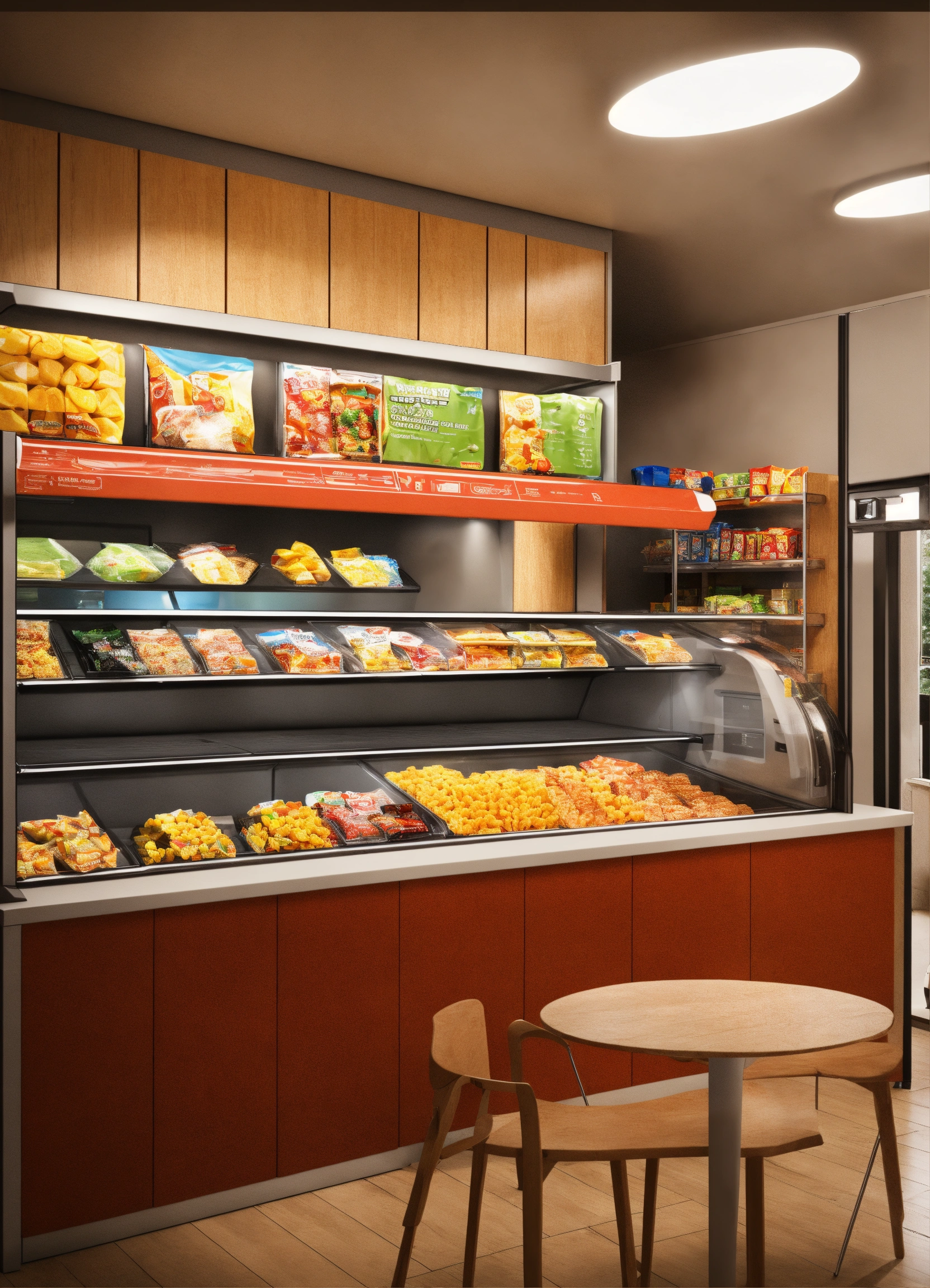 Lexica - Please help me design a 10m2 snack store with a refrigerator ...