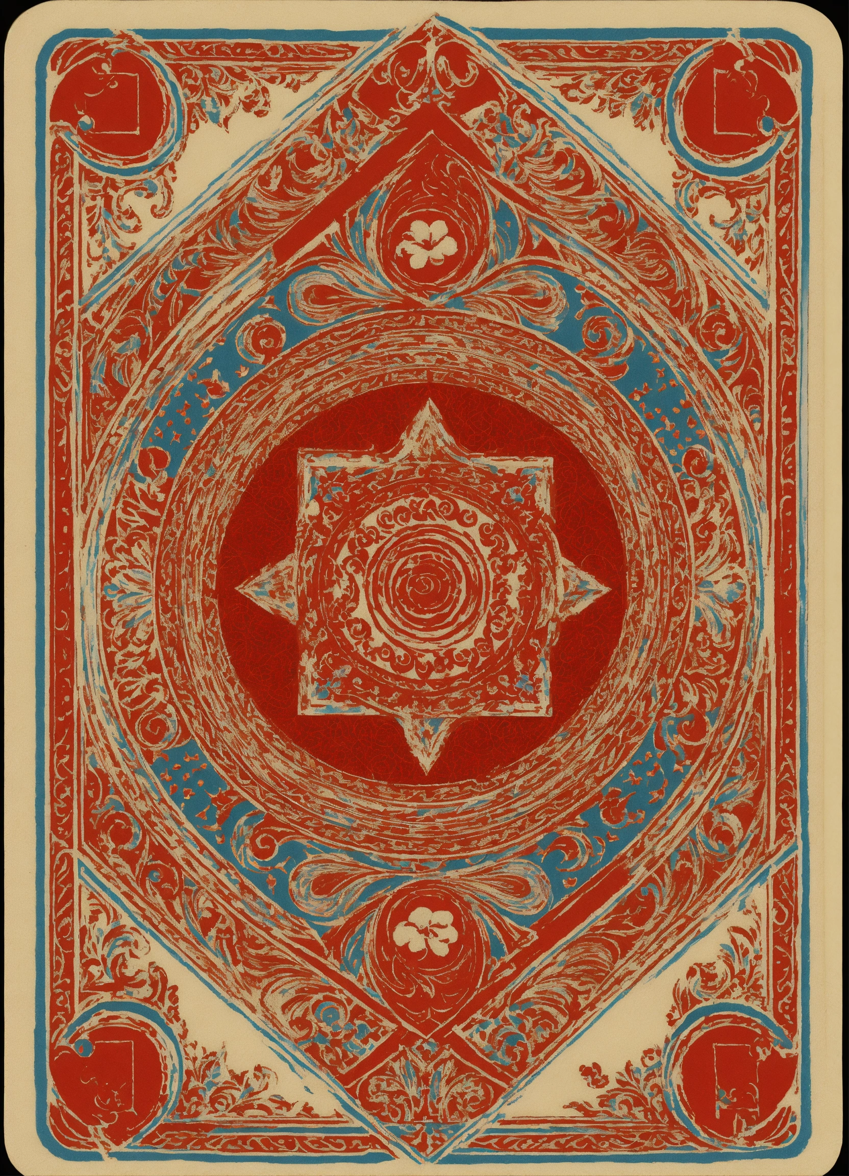 Lexica - Back of traditional playing cards