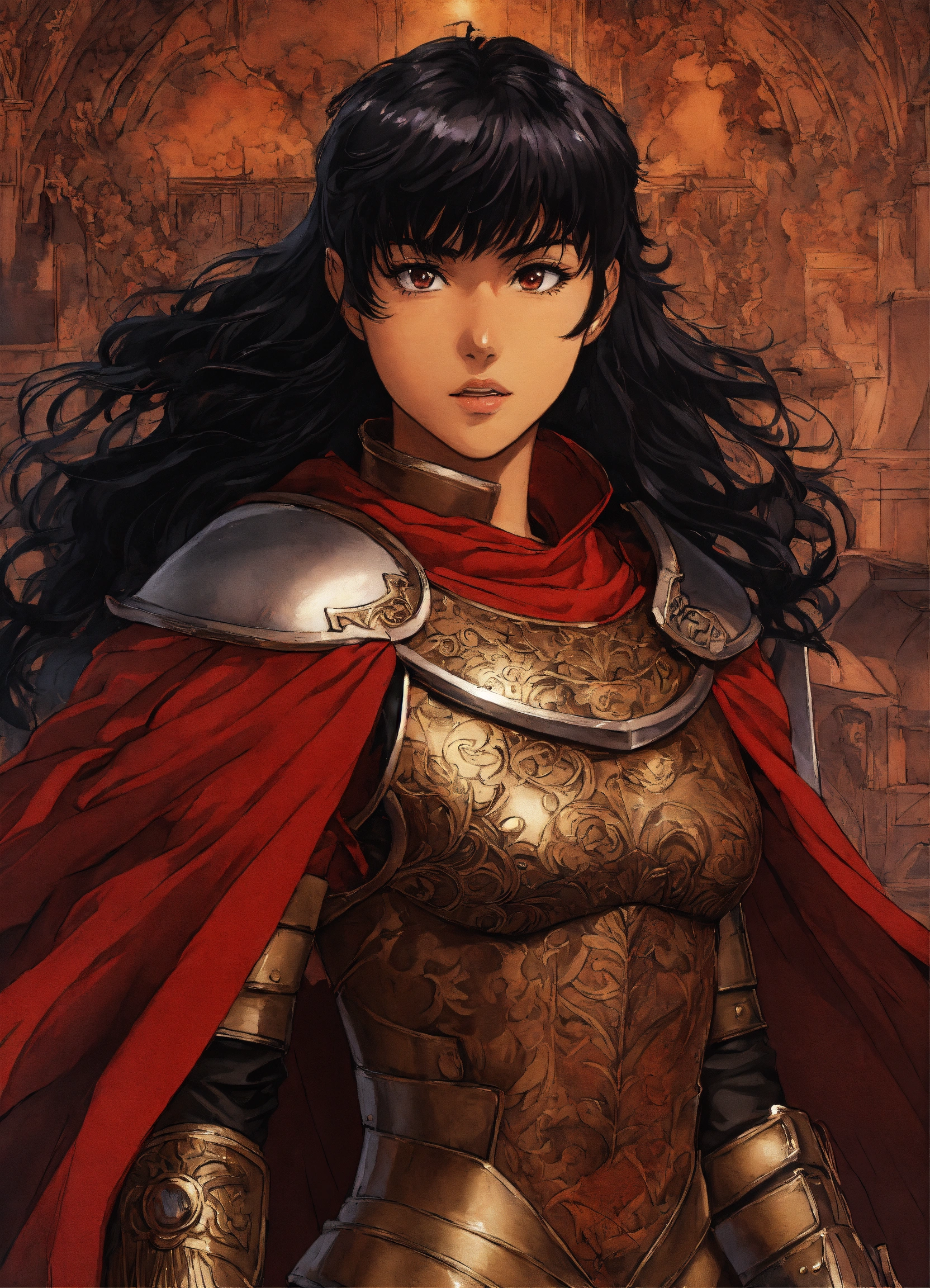 Lexica - Anime art of Casca from Berserk, brown skin, 8k, stunning ...